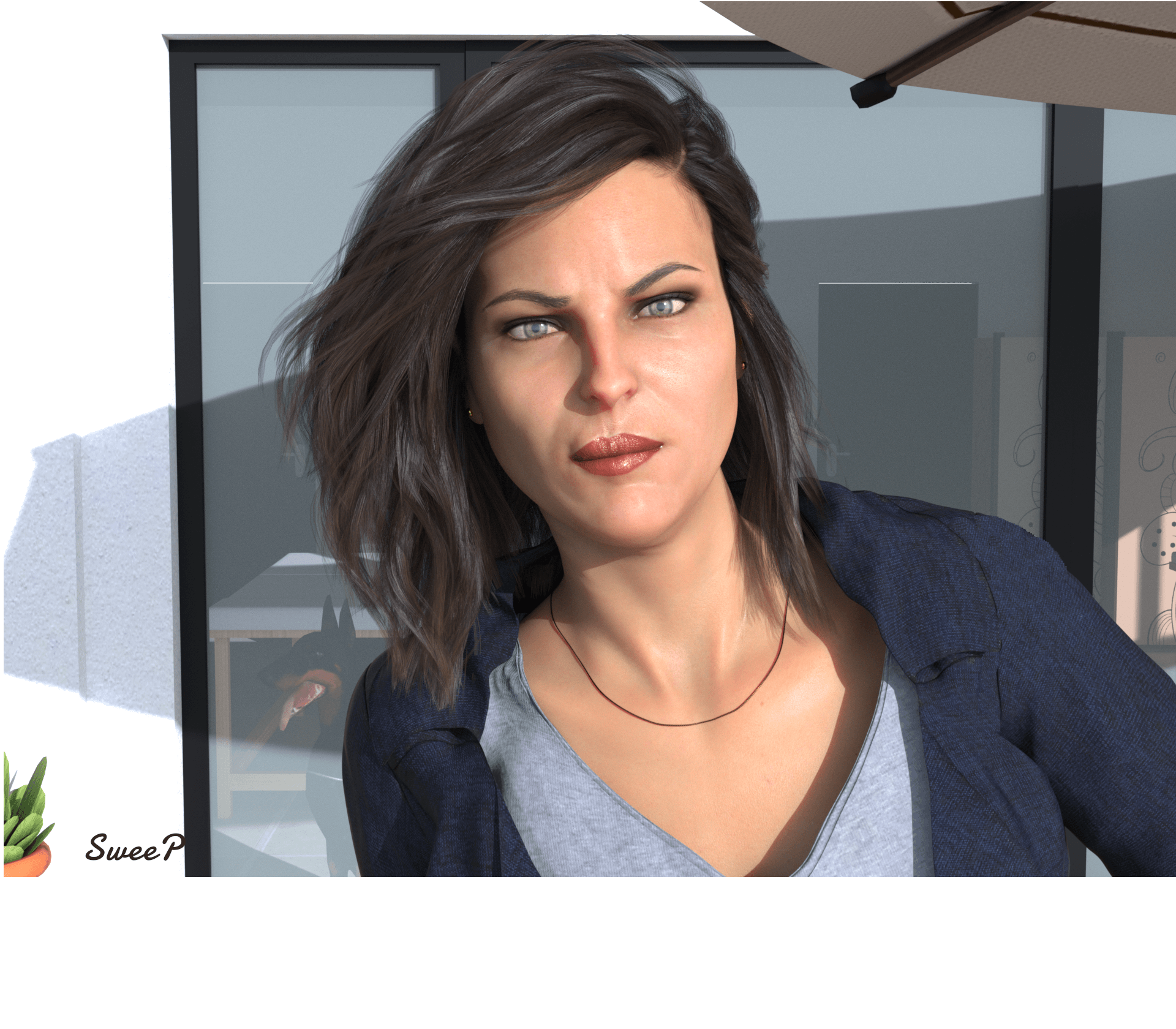 To heavy. 3D Render, Digital Art by SweeP