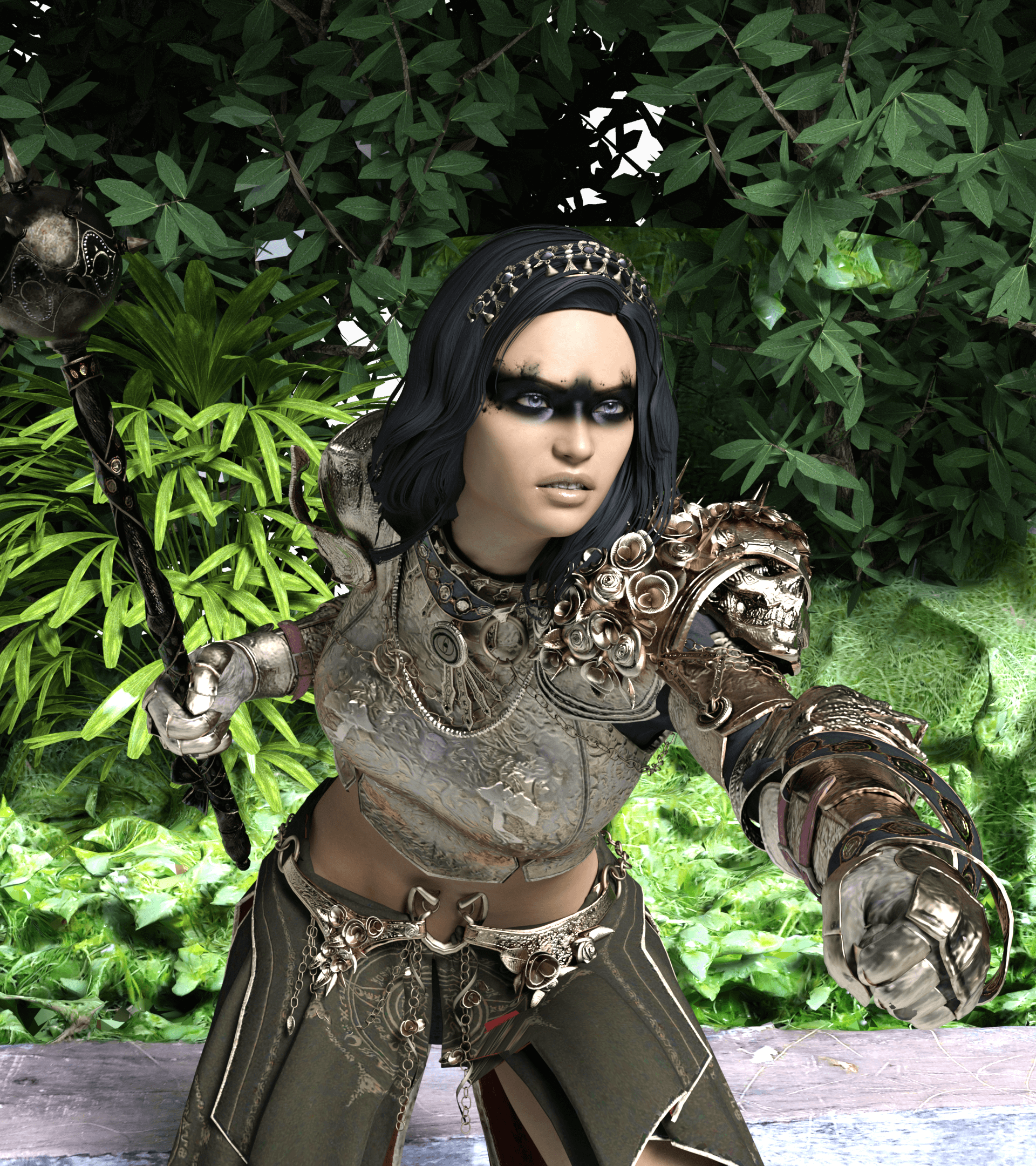 Warrior . 3D Render, Digital Art by SweeP
