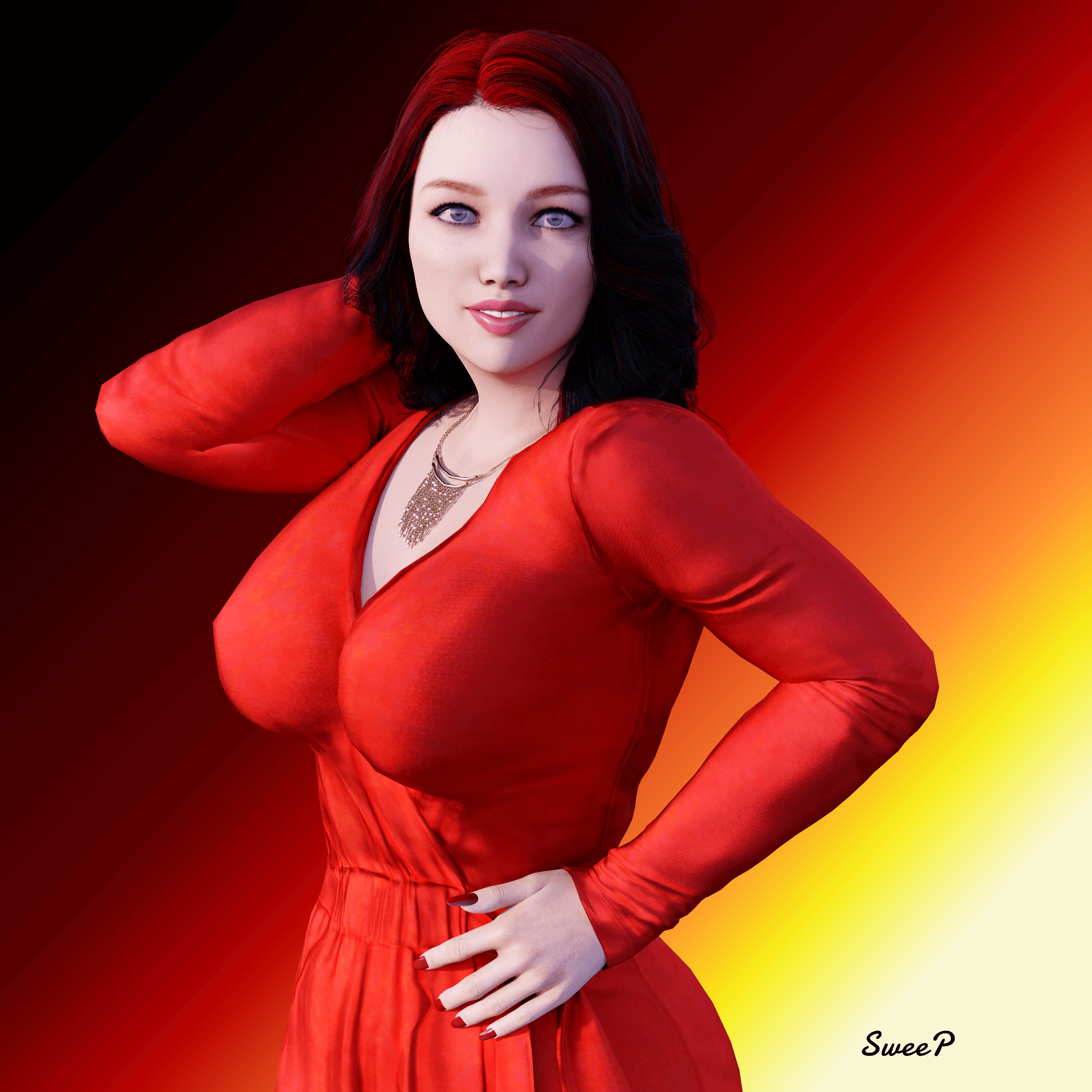 You Can Come in Now 3D Render, Digital Art by SweeP