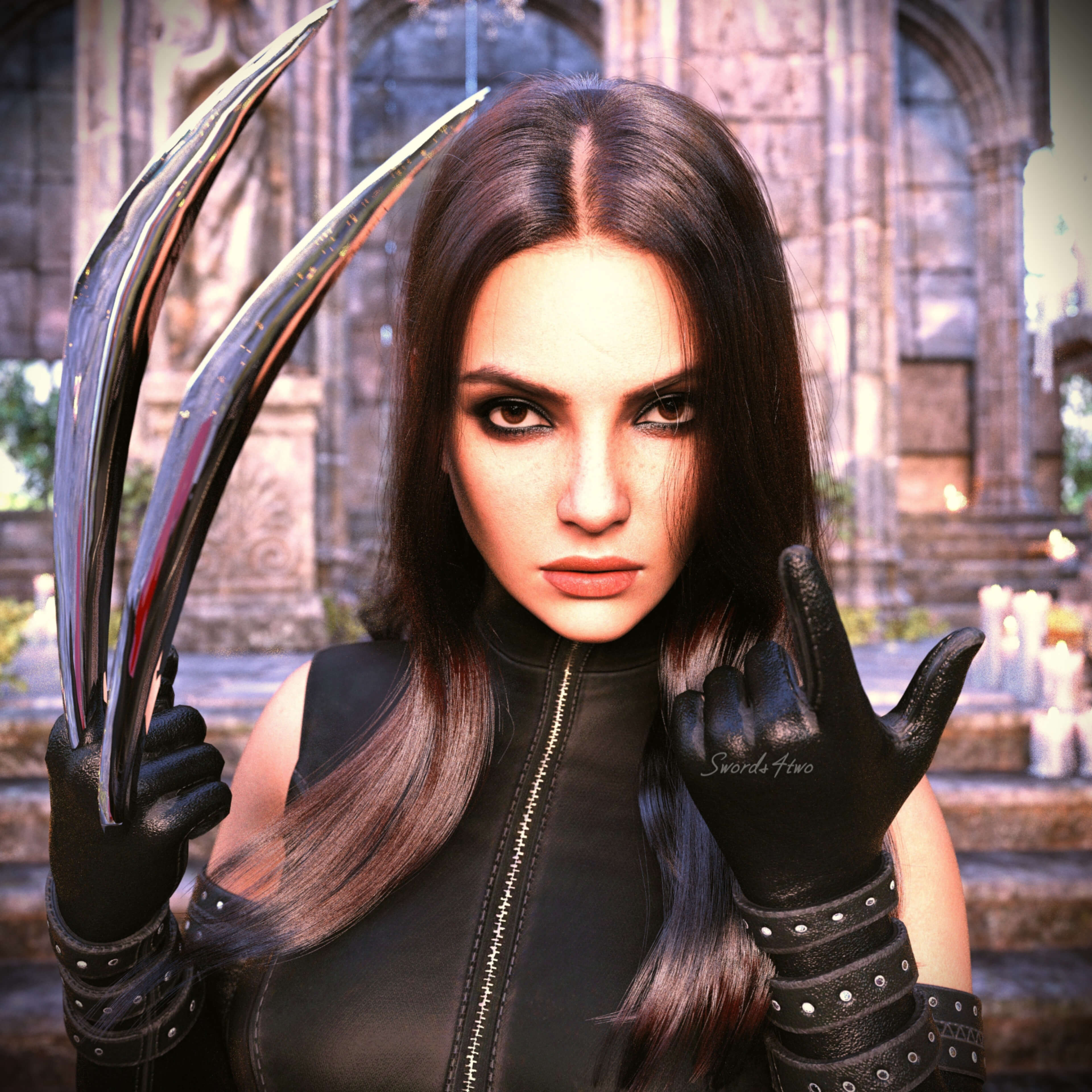 Deva X-23 3D Render, Digital Art by swords4two