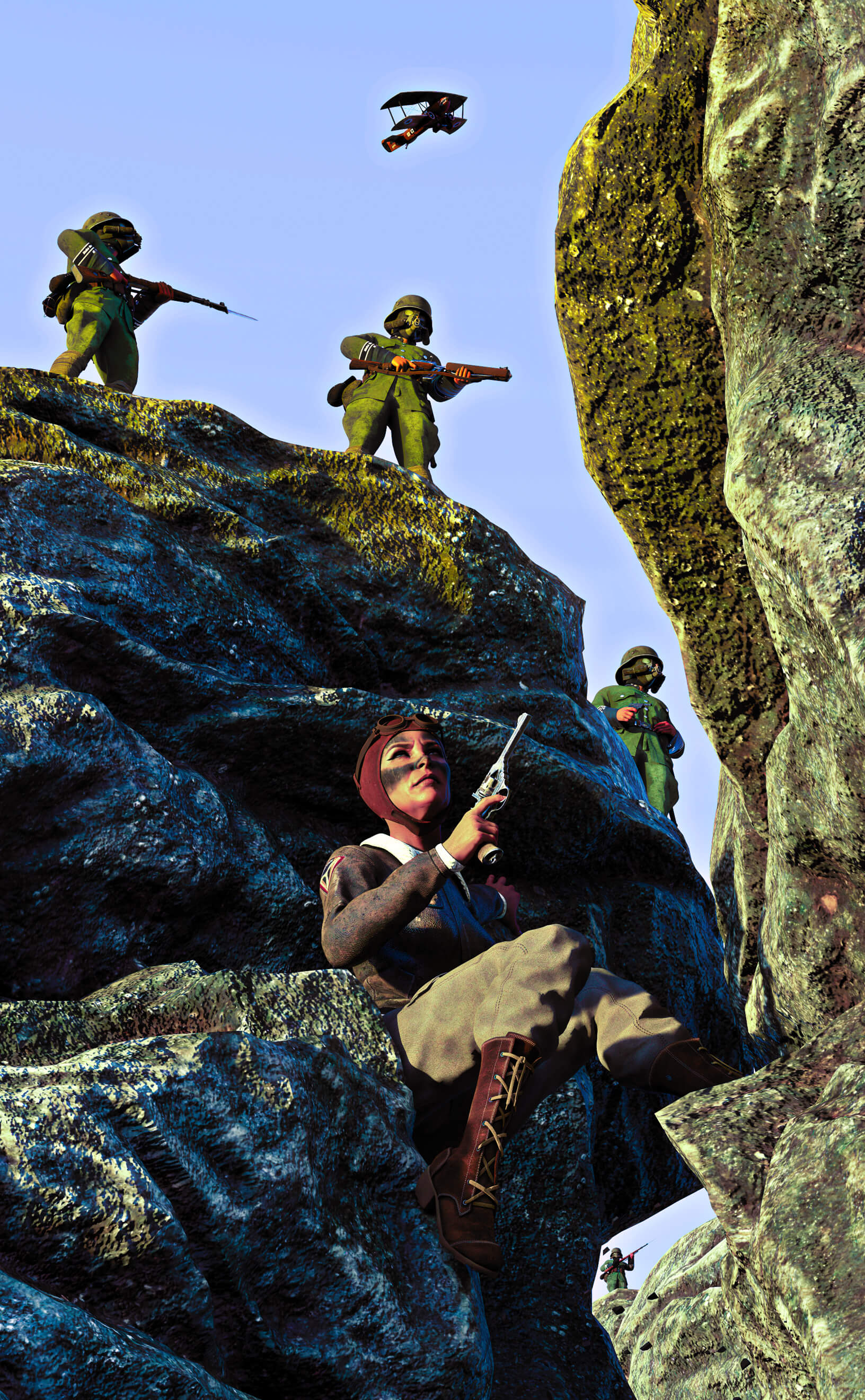 DIESEL DAYS I 3D Render, Digital Art by SydneyKeys