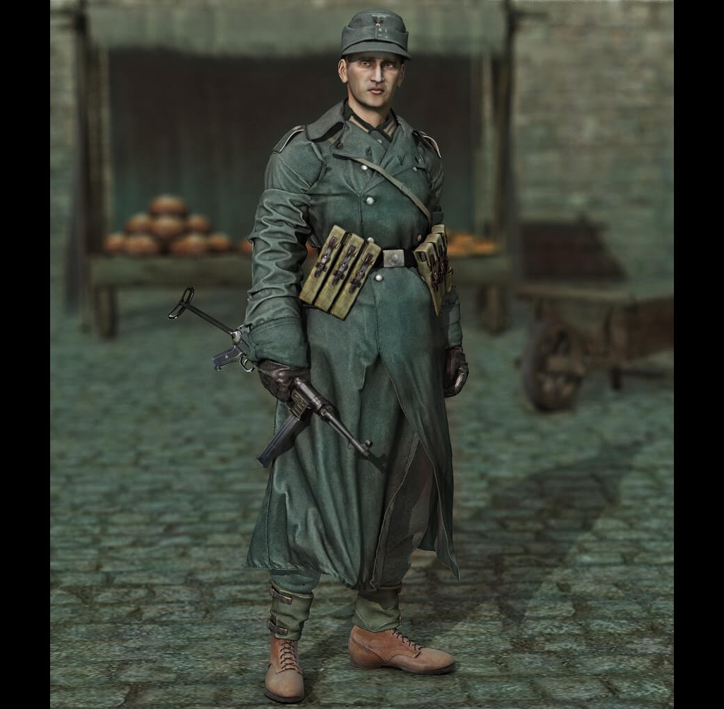 Soldat 3D Render, Digital Art by SydneyKeys