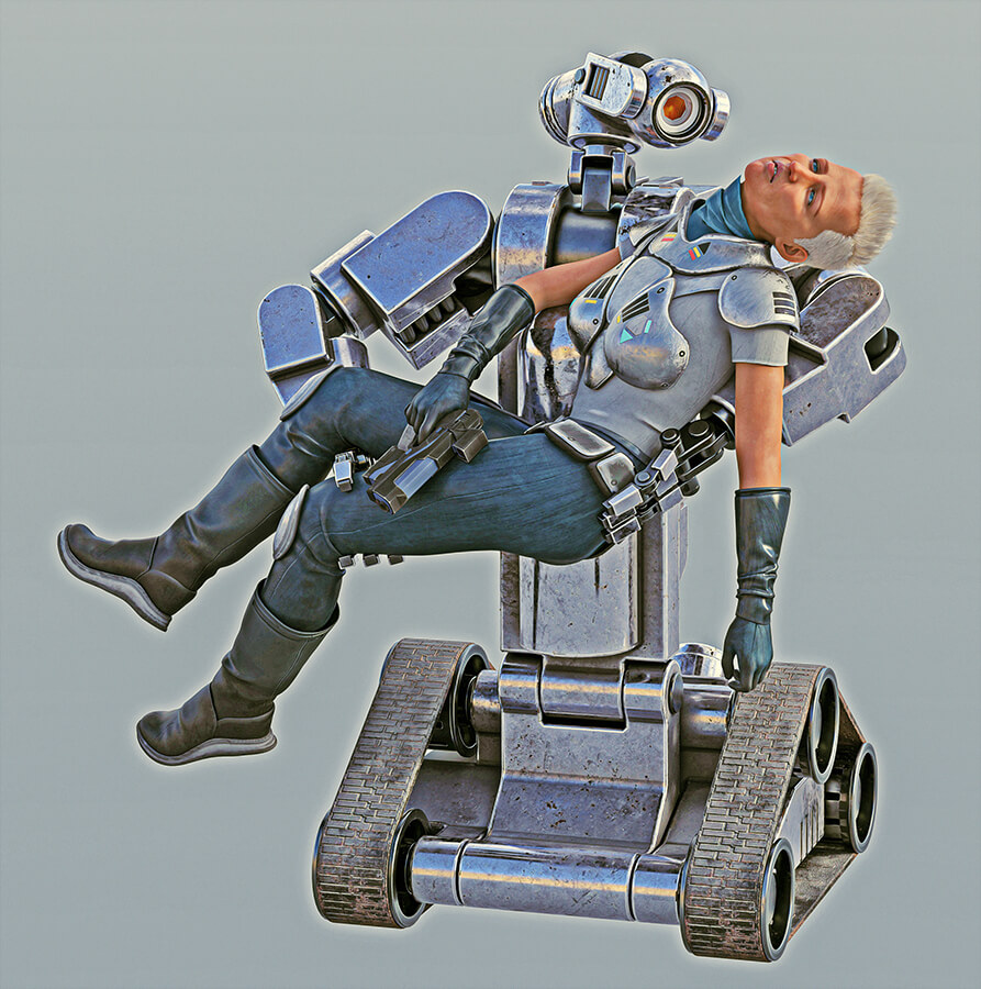 The Final Command 3D Render, Digital Art by SydneyKeys