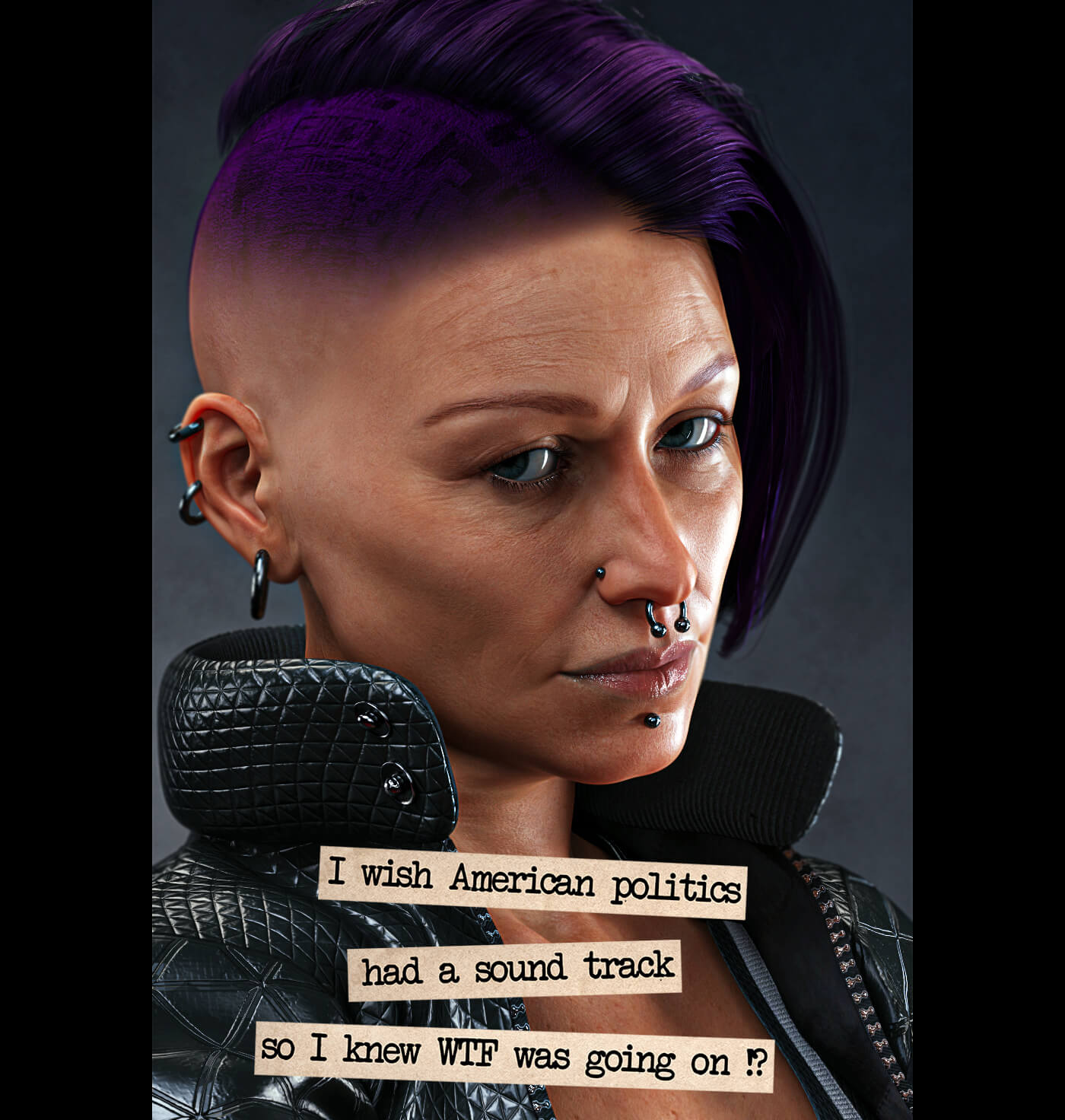 WTF 3D Render, Digital Art by SydneyKeys