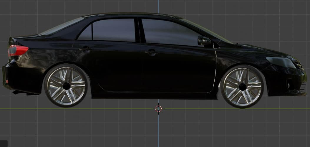 Toyota Corolla - 3D Model by syedsanjeel