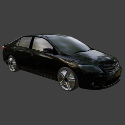 Toyota Corolla - 3D Model by syedsanjeel