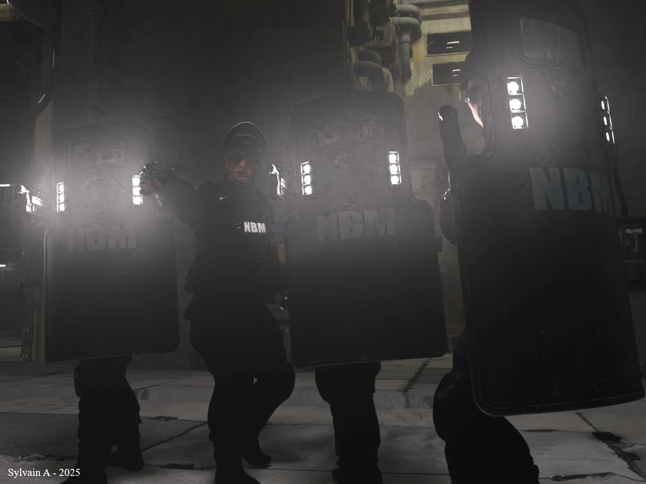 Deterrence. 3D Render, Digital Art by Sylvain-A