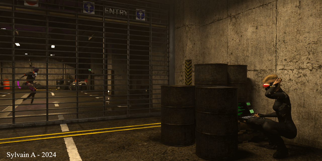 Netrunner. 3D Render | RenderHub Gallery