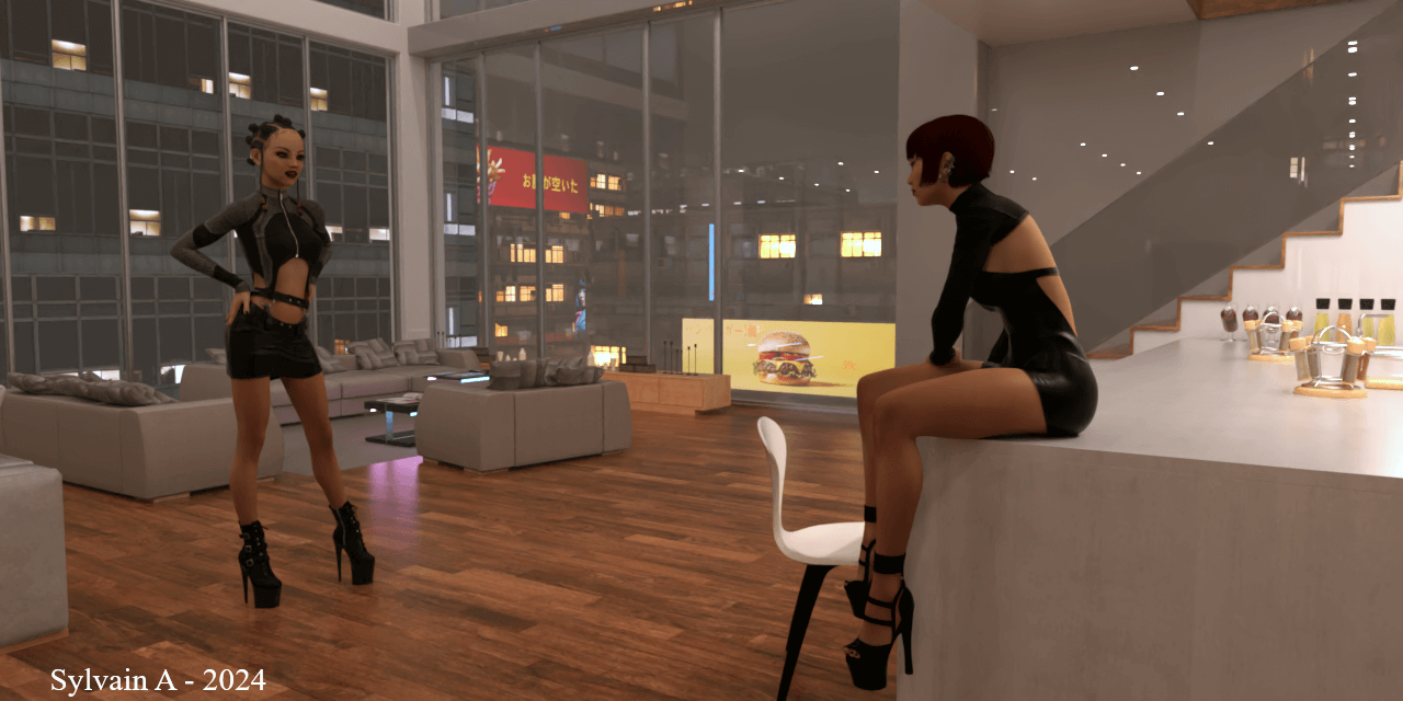 New apart 3D Render, Digital Art by Sylvain-A