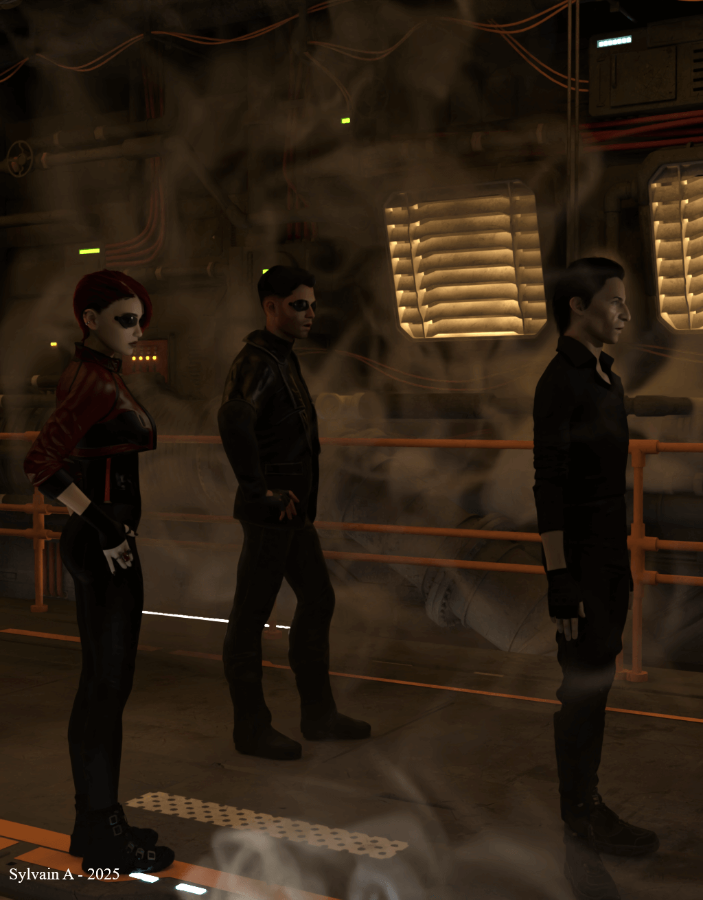 Steam 3D Render, Digital Art by Sylvain-A