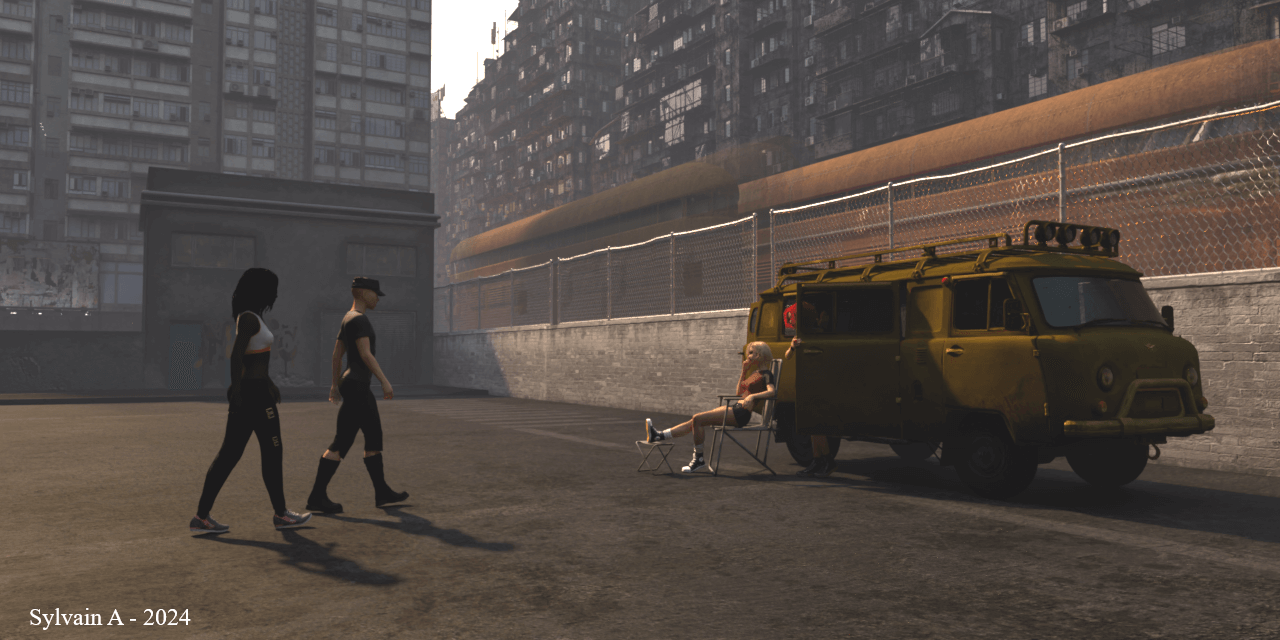 Sunny day. 3D Render, Digital Art by Sylvain-A