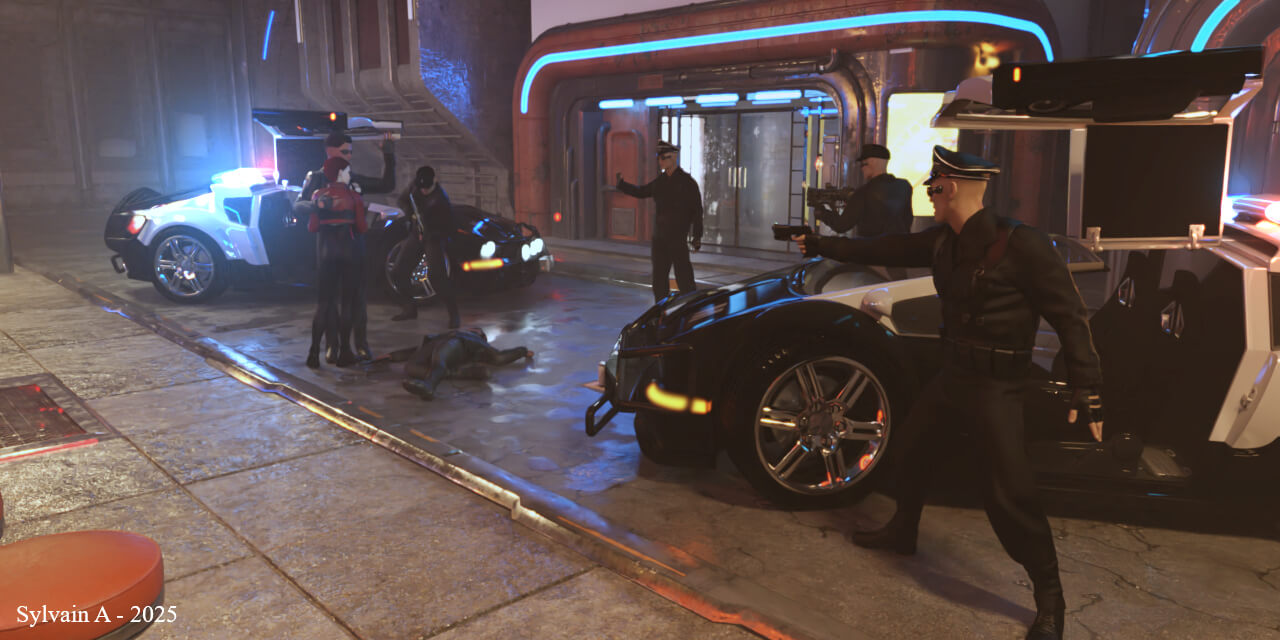 This Is Not the Time 3D Render, Digital Art by Sylvain-A