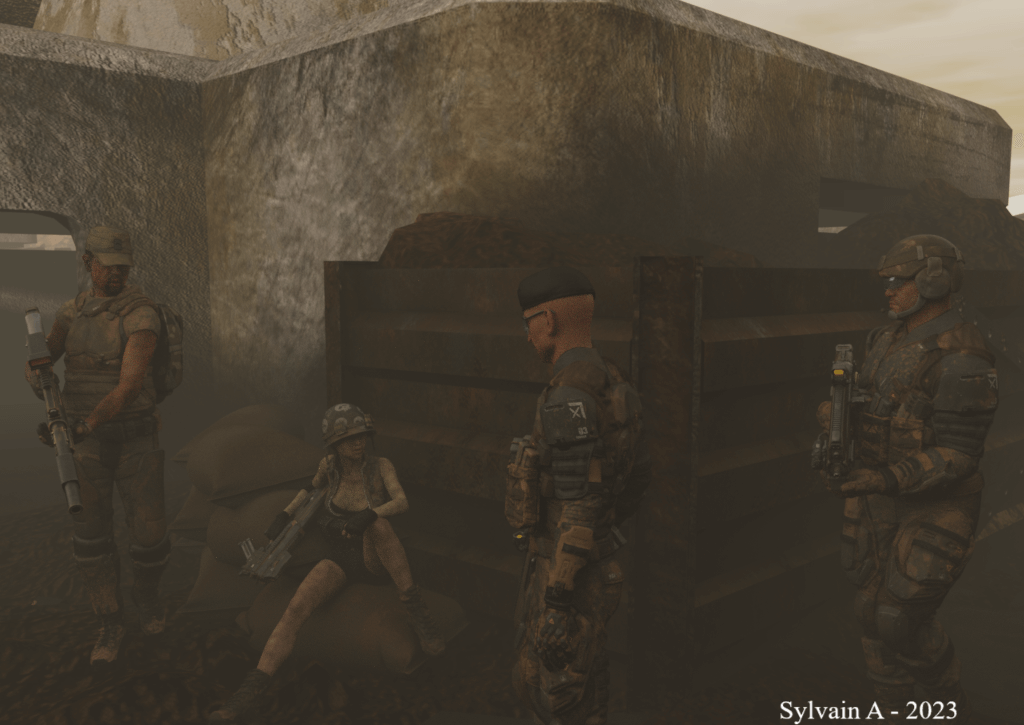 Trench mud. 3D Render | RenderHub Gallery