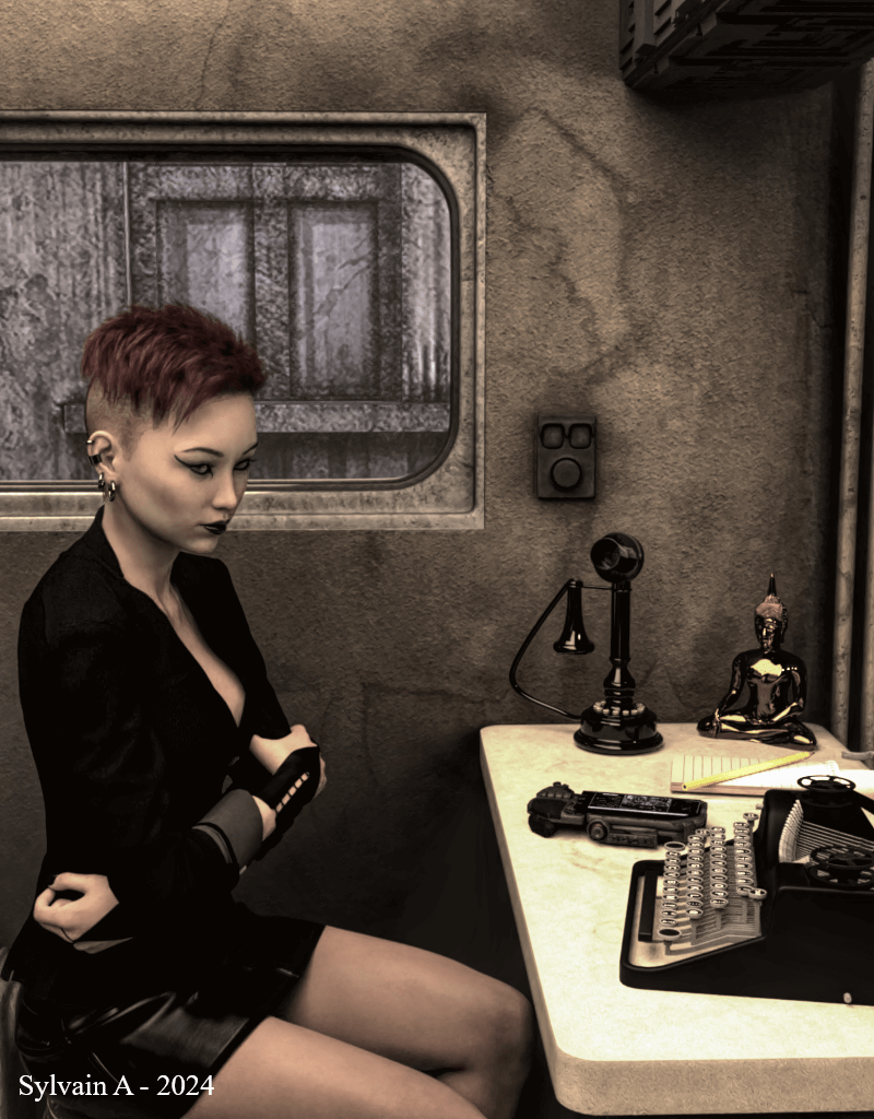 Uchrony. 3D Render, Digital Art by Sylvain-A