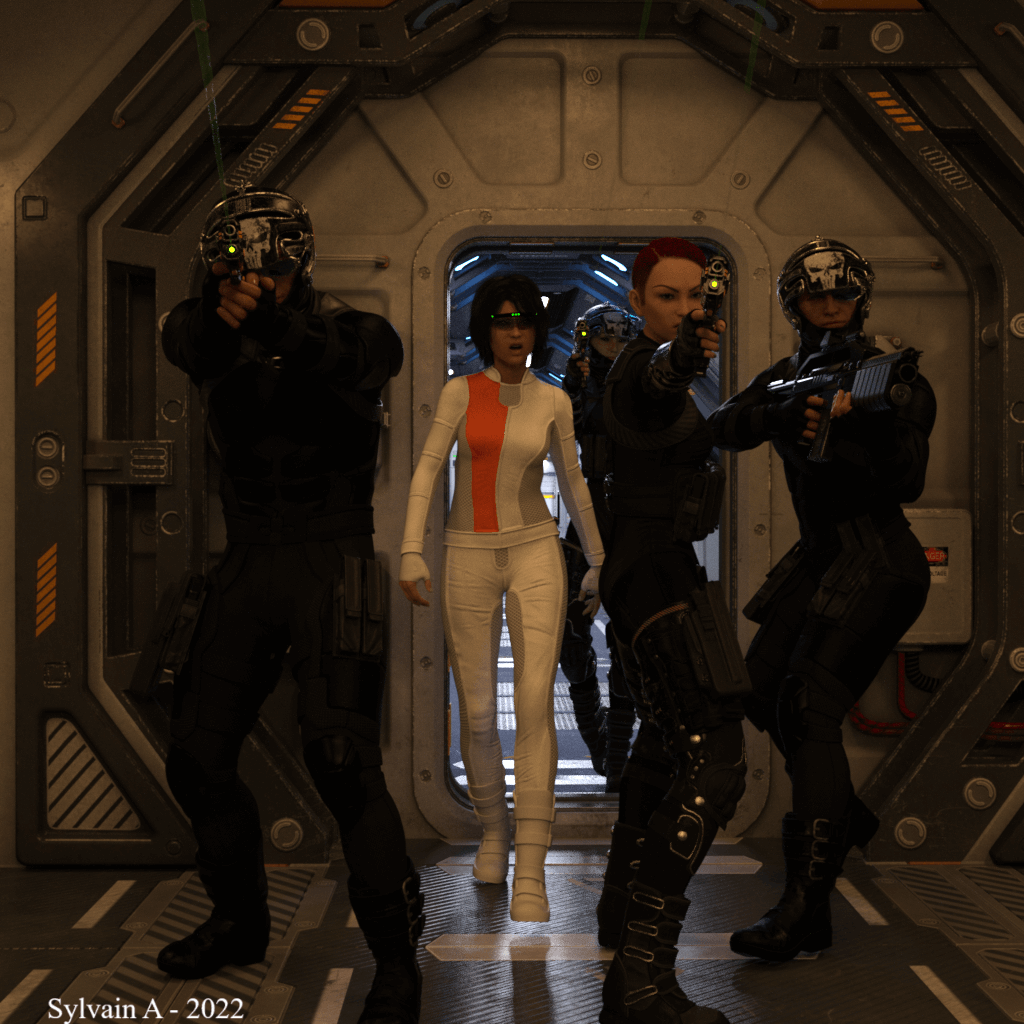 We take control. Surend or die. 3D Render by Sylvain-A