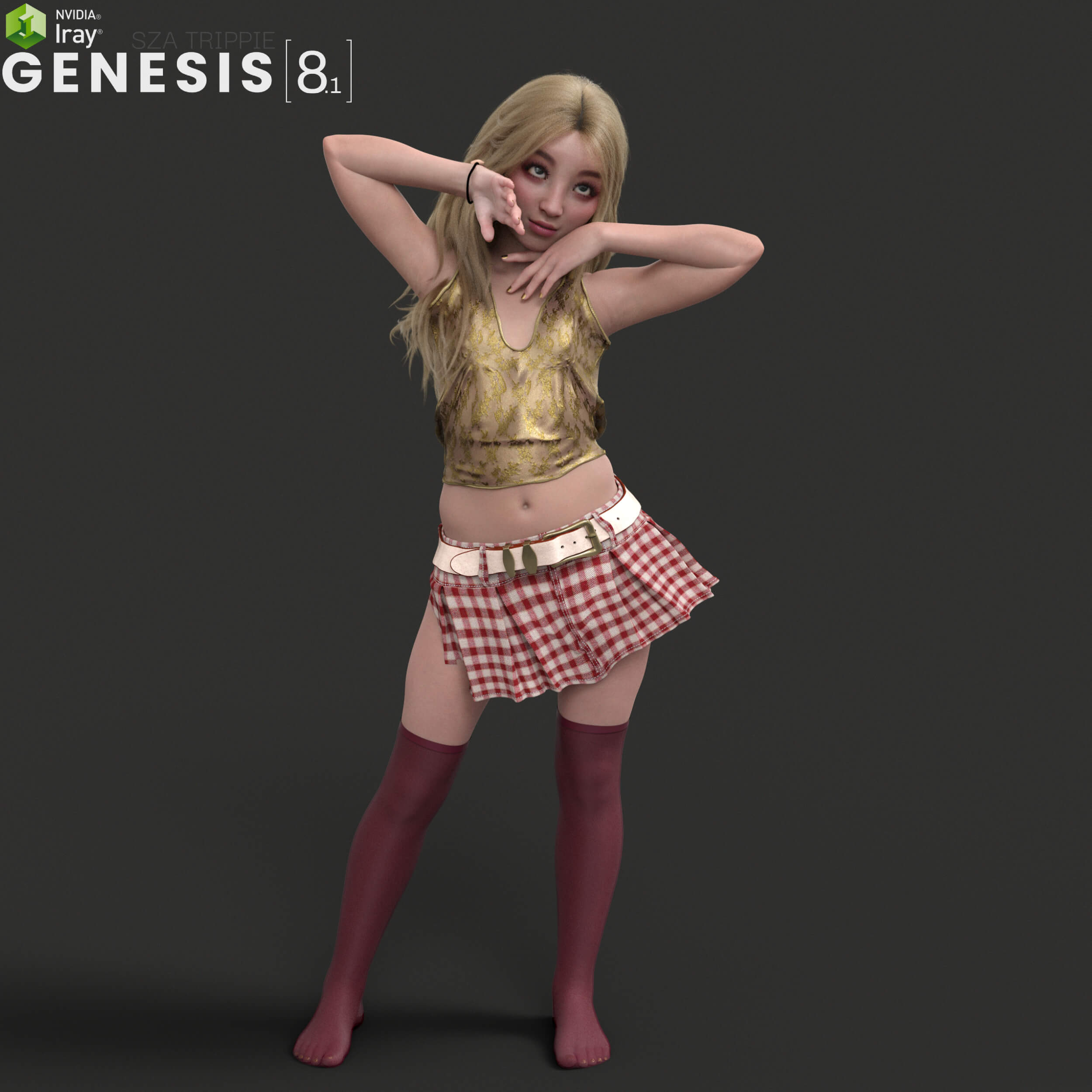 Bluey promotional pictures 3D Render, Digital Art by Sza Trippie