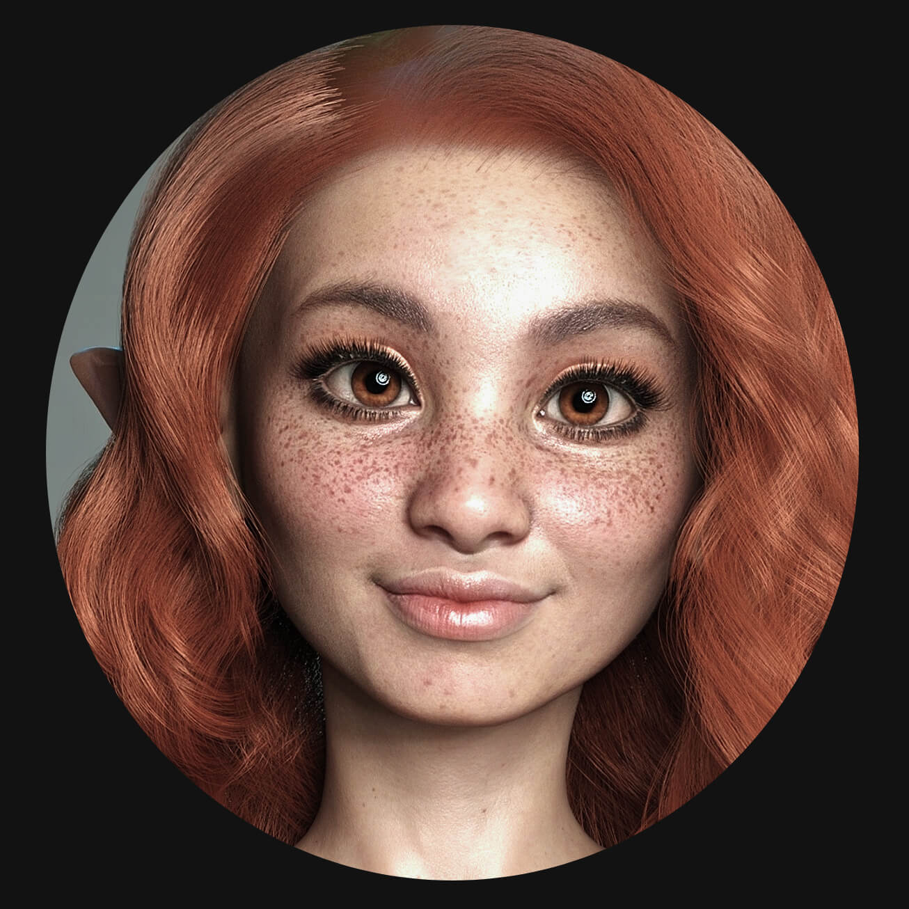 Briseis 360 animated GIFs 3D Render, Digital Art by Sza Trippie