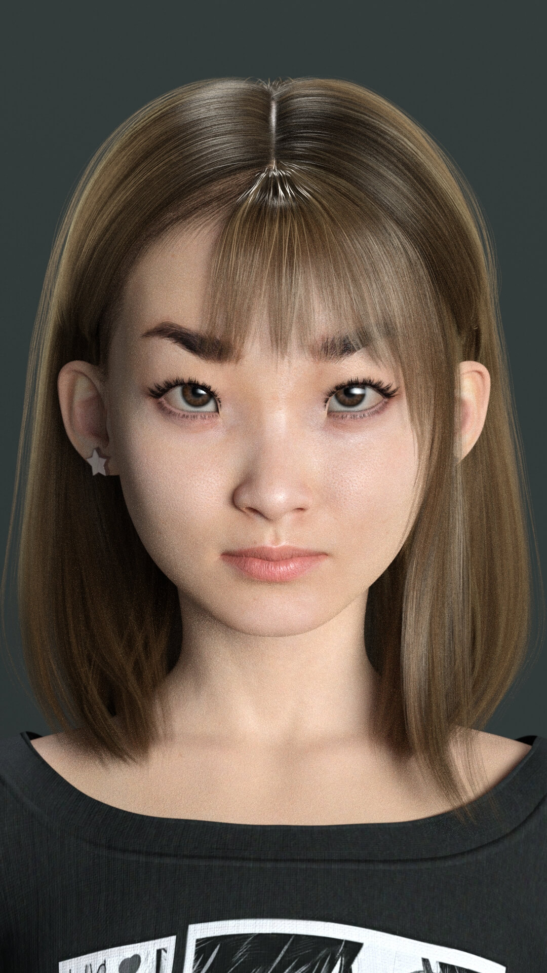 Maria and her expressions 3D Render, Digital Art by Sza Trippie