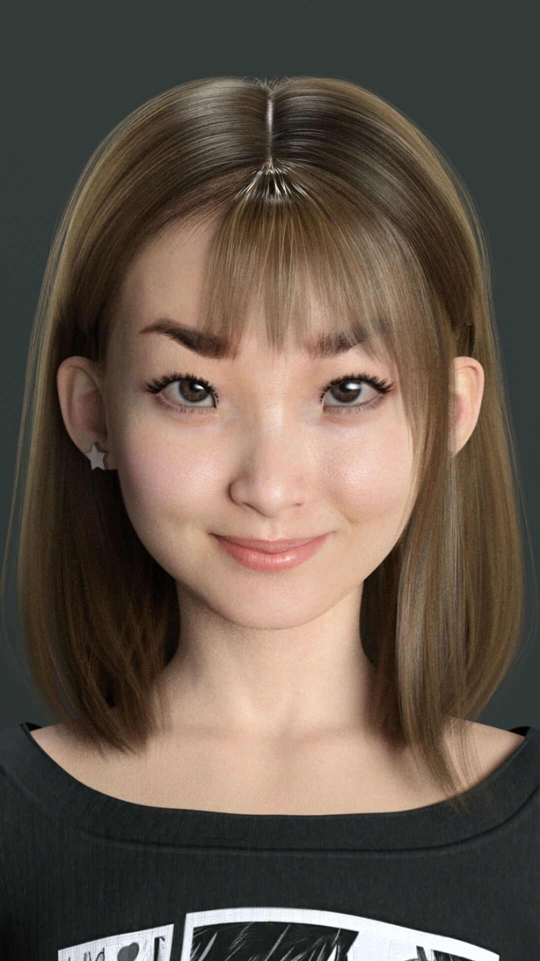 Maria and her expressions 3D Render, Digital Art by Sza Trippie