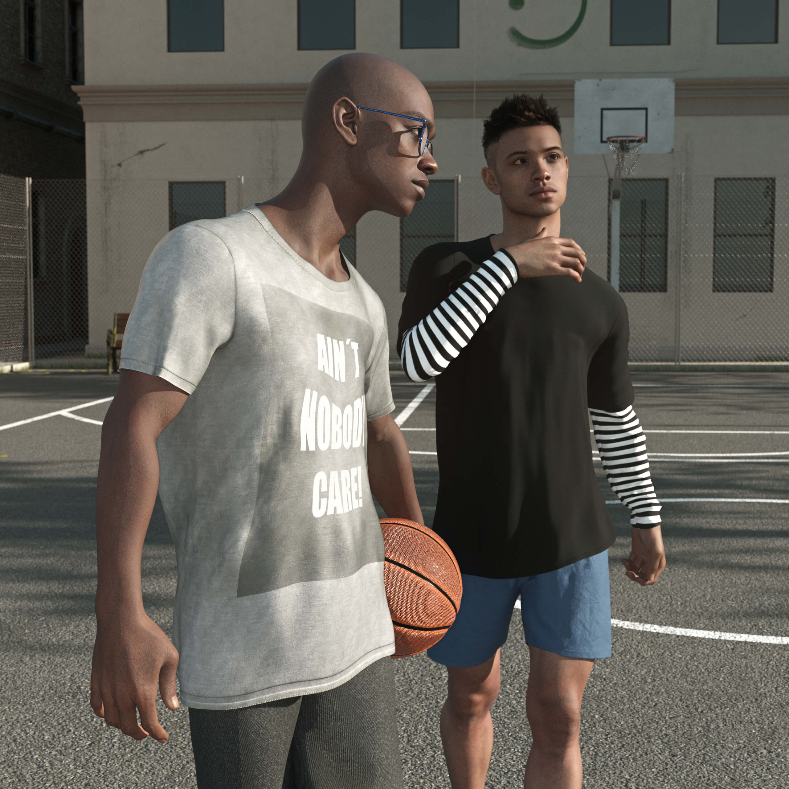 The Team (Miles, Character Morph for G9 - Promotional Pictures)