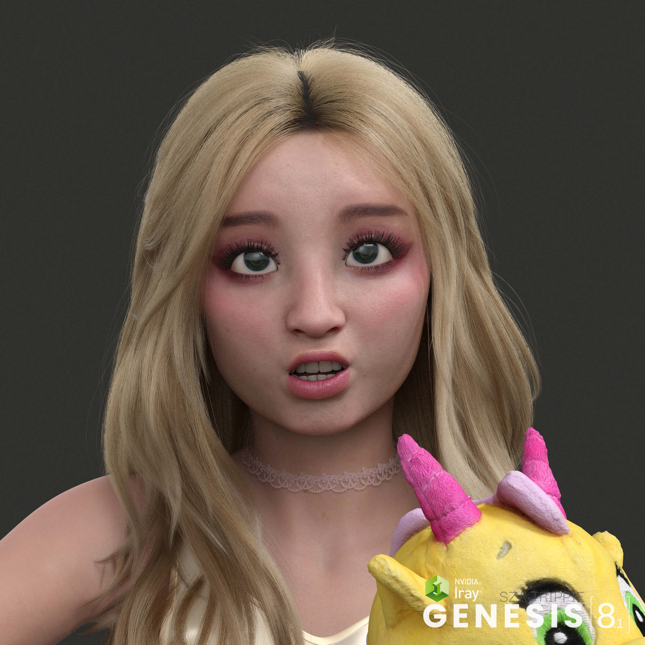 Sza 'Bluey' Tween Shape for G8.1F - Daz Content by Sza Trippie