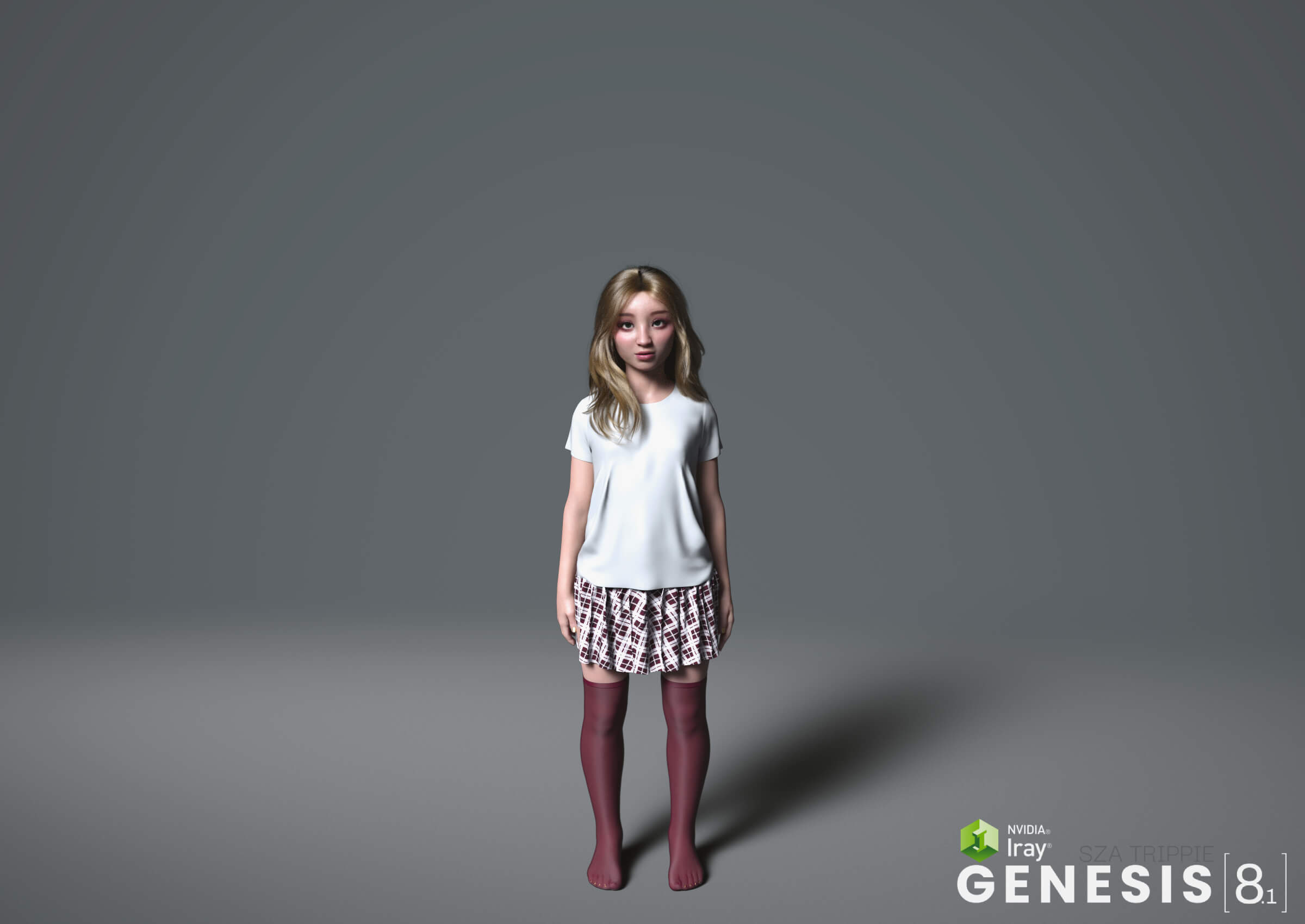 Sza 'Bluey' Tween Shape for G8.1F - Daz Content by Sza Trippie