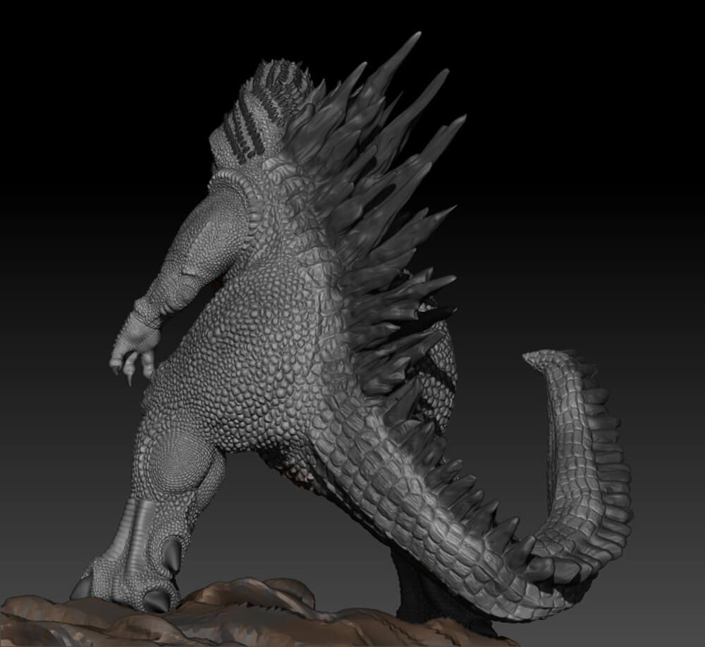 Godzilla Monster - 3D Model by t rex