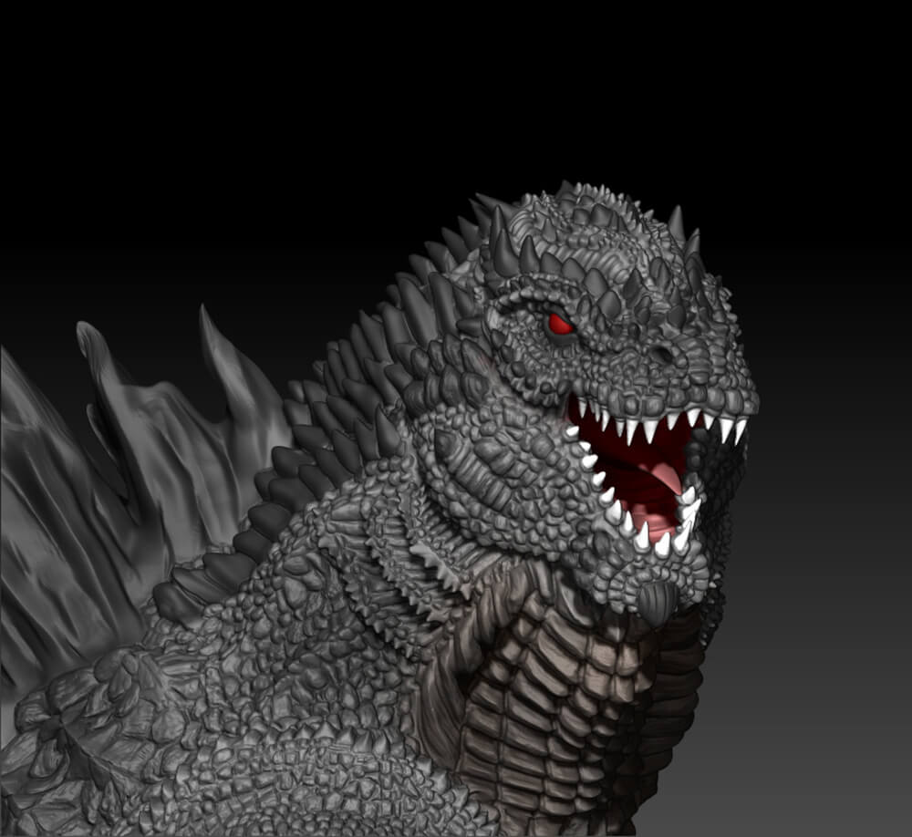 Godzilla Monster - 3D Model by t rex