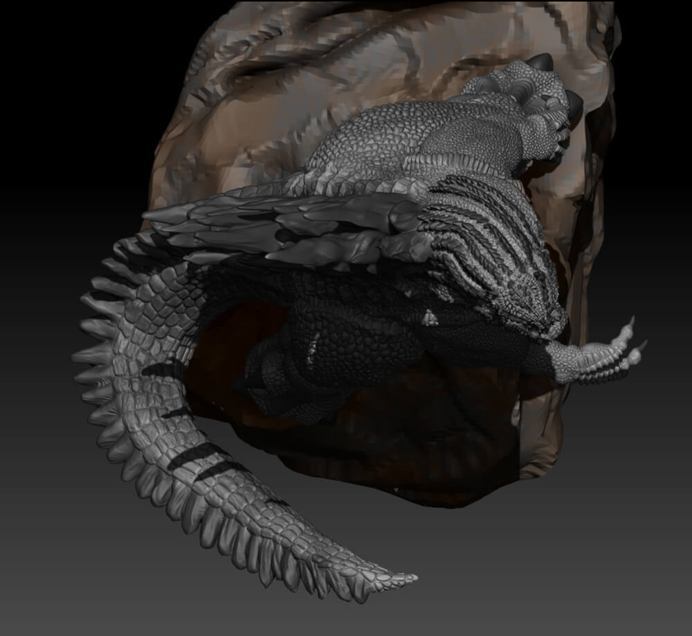 Godzilla Monster - 3D Model by t rex