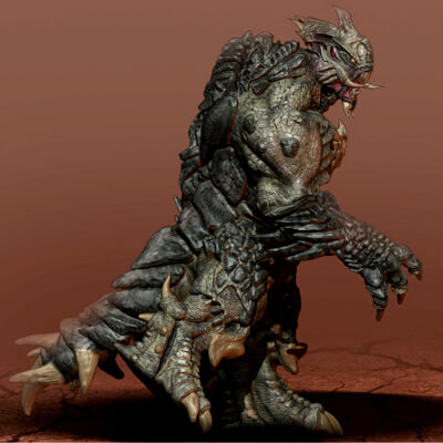 Goliath monster - 3D Model by t rex