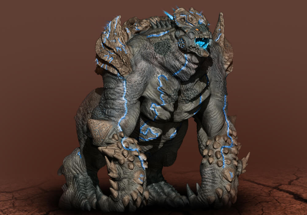 Leatherback Monster - 3D Model by t rex