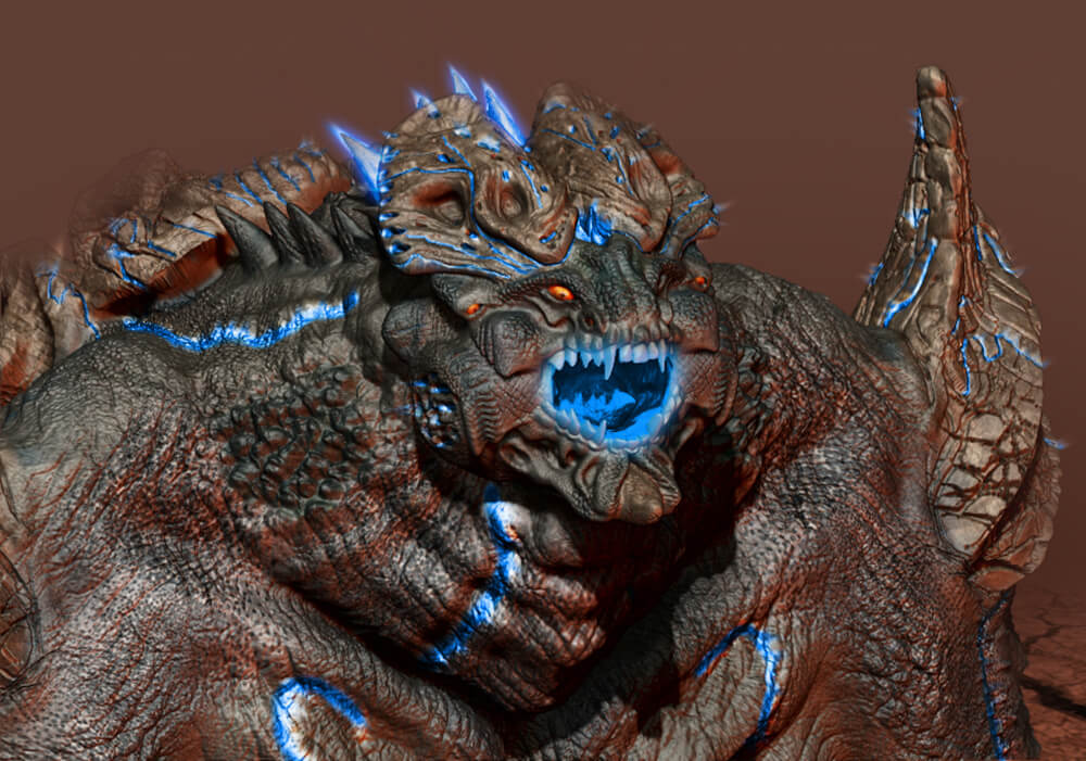 Leatherback Monster - 3D Model by t rex