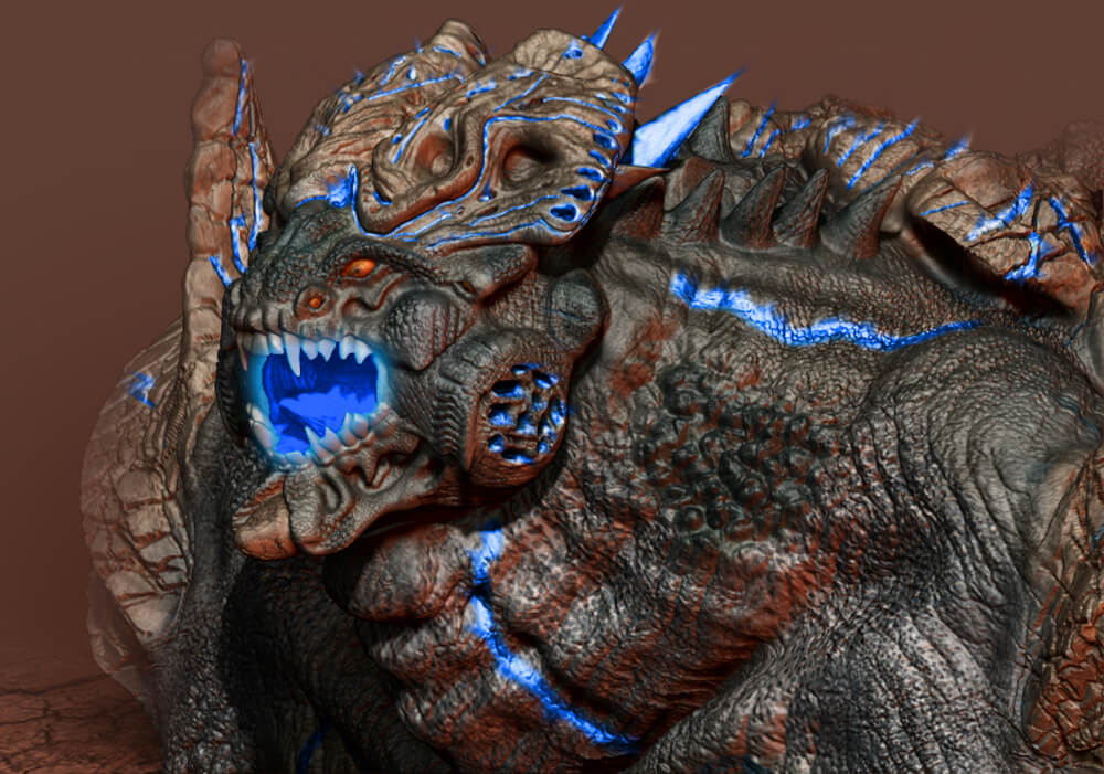 Leatherback Monster - 3D Model by t rex