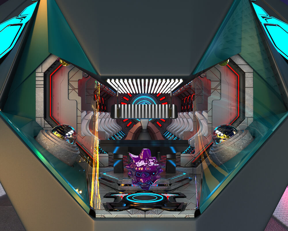 Spaceship Lighting Hammerhead - 3D Model by t rex