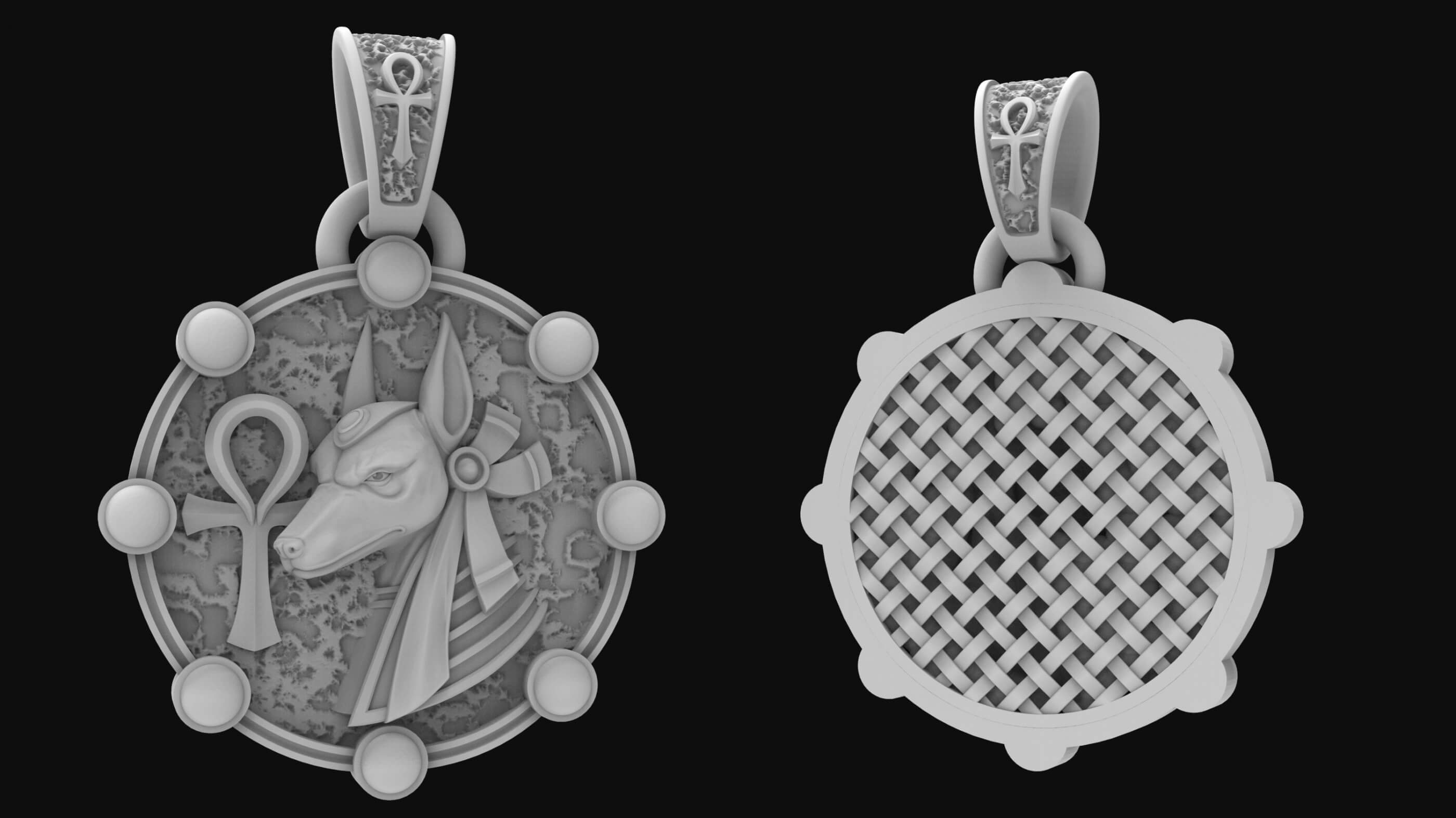 Anubis Pendant - 3D Print Model by TahmAz