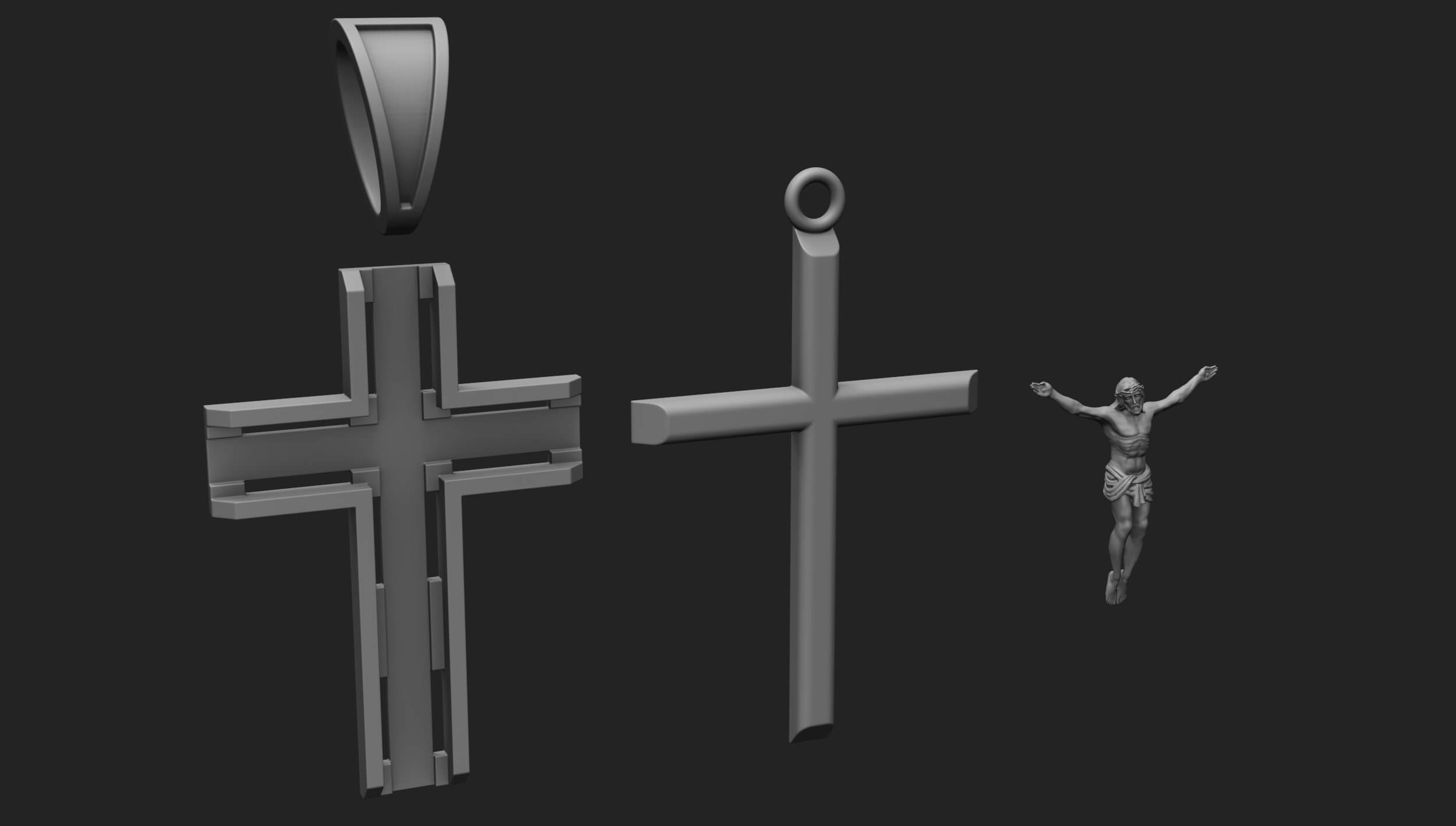Christian Cross - 3D Model by TahmAz