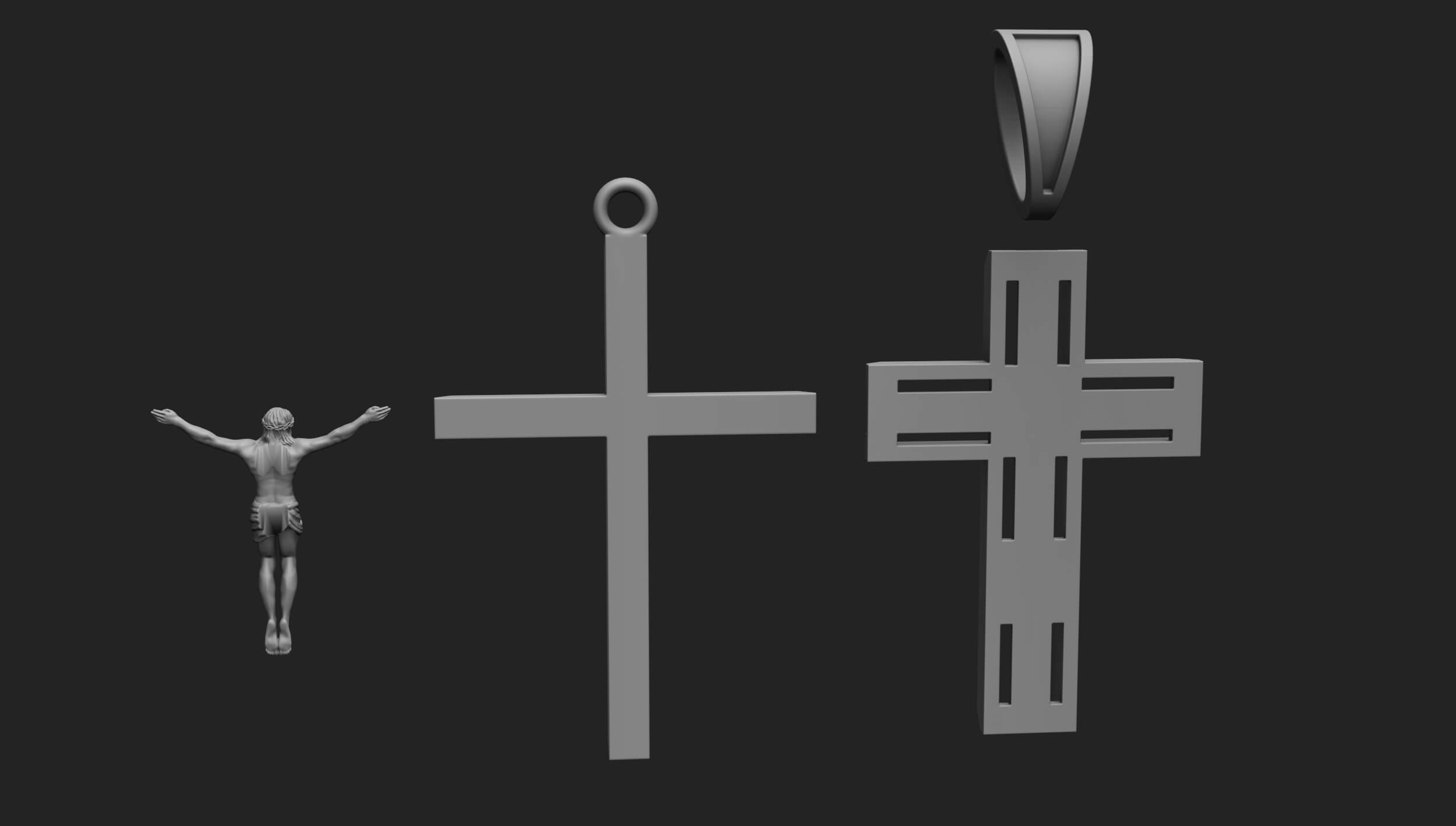 Christian Cross - 3D Model by TahmAz
