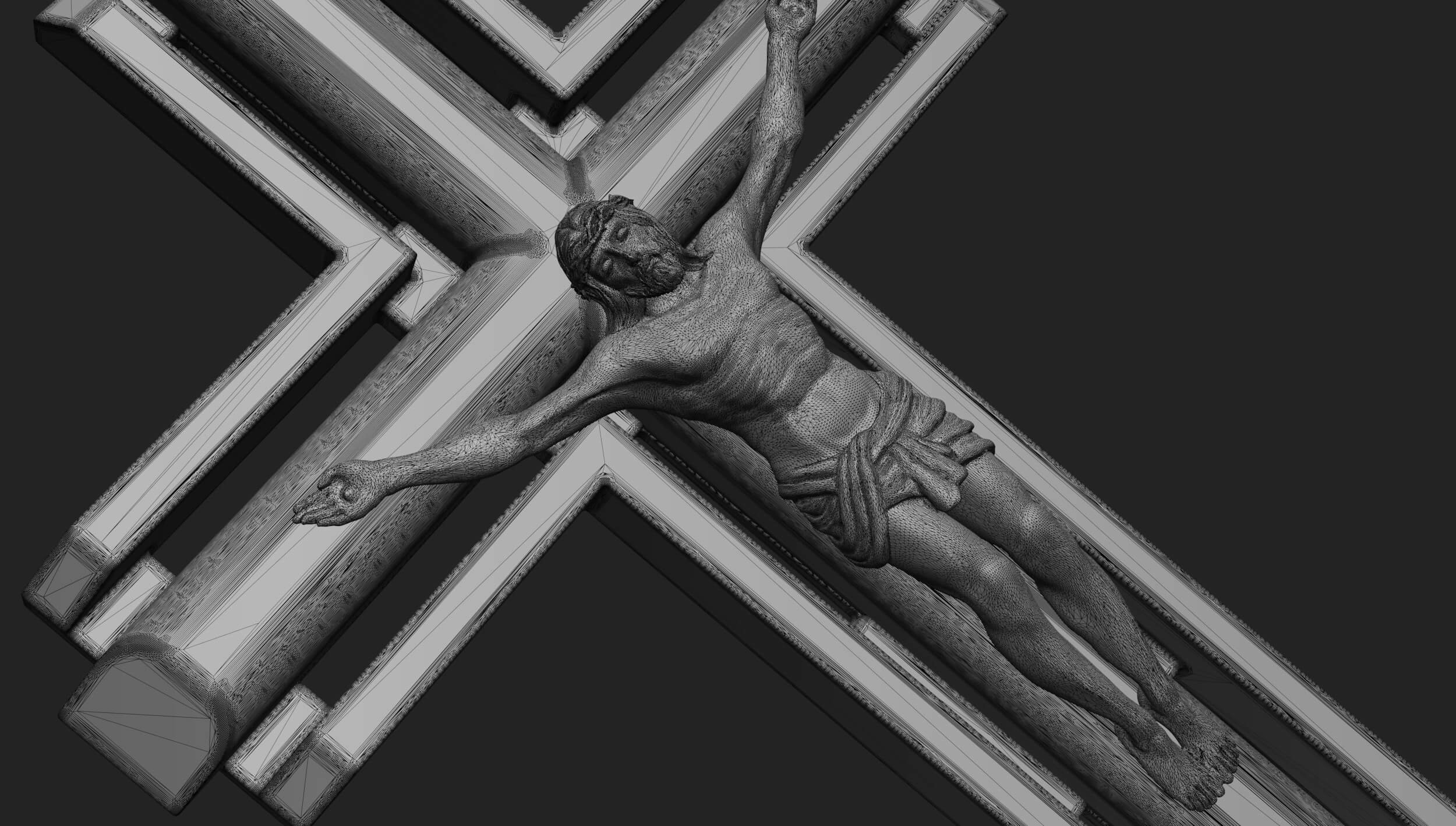 Christian Cross - 3D Model by TahmAz