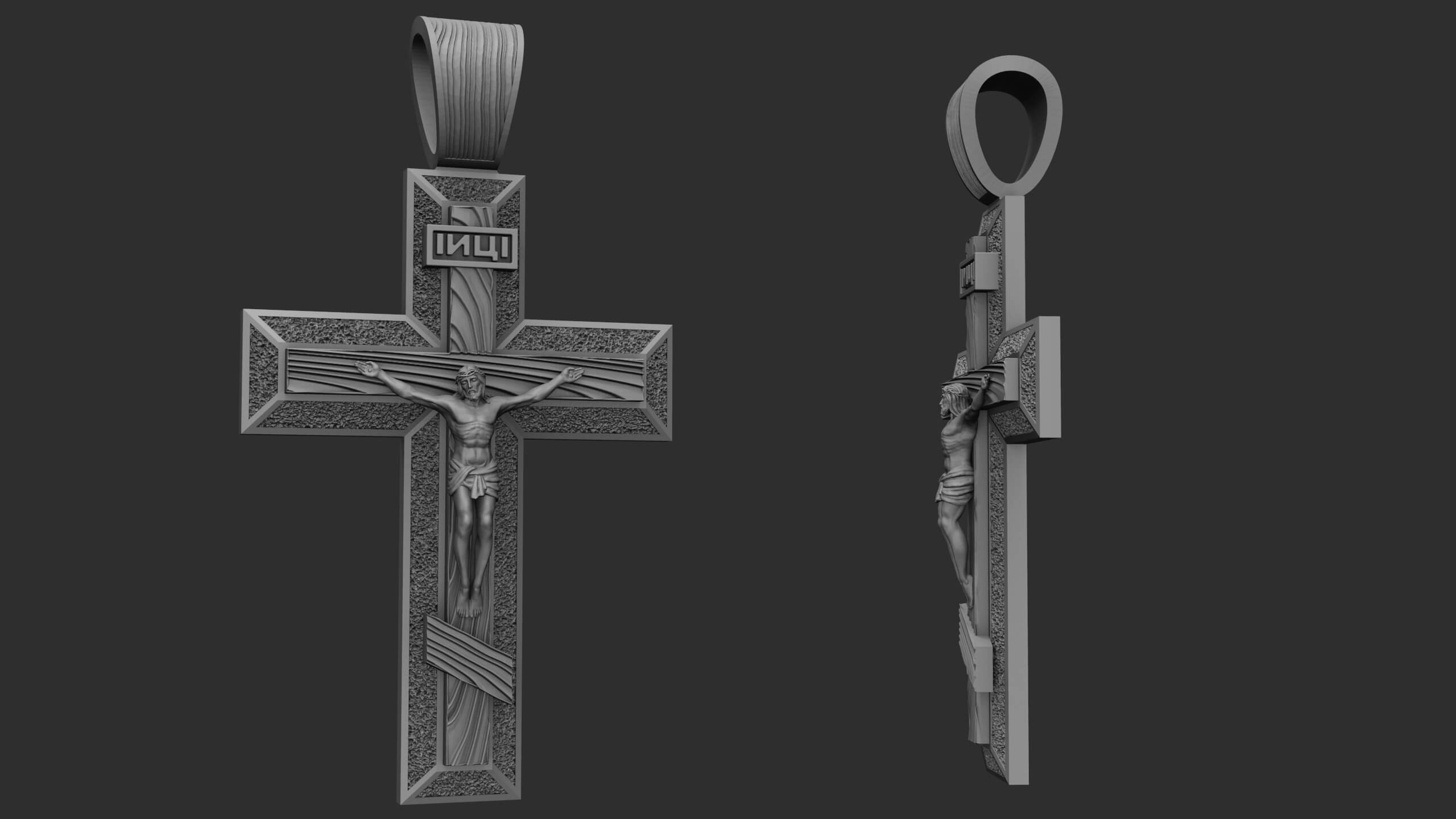 Christian Cross - 3D Model by TahmAz
