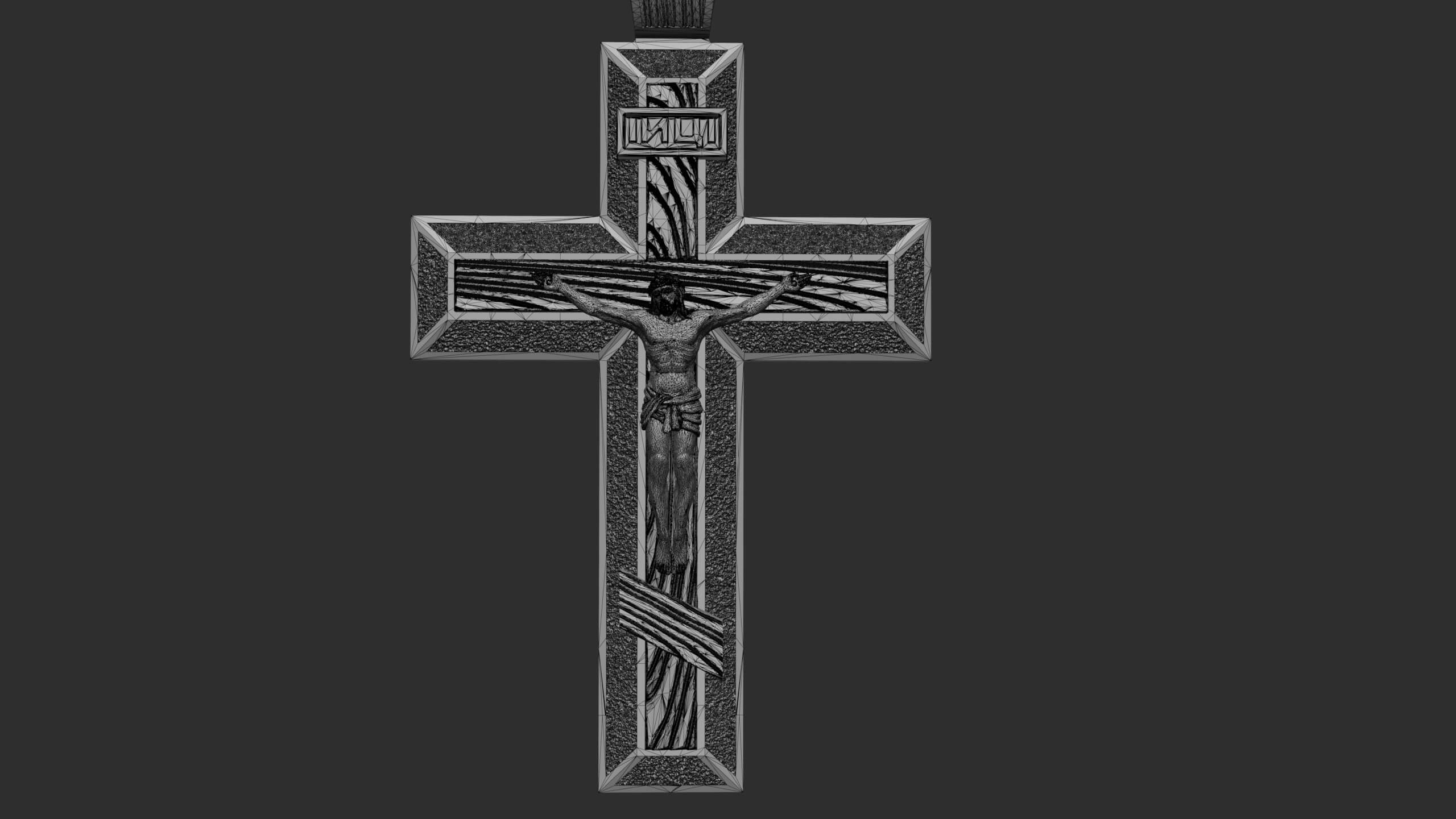 Christian Cross - 3D Model by TahmAz