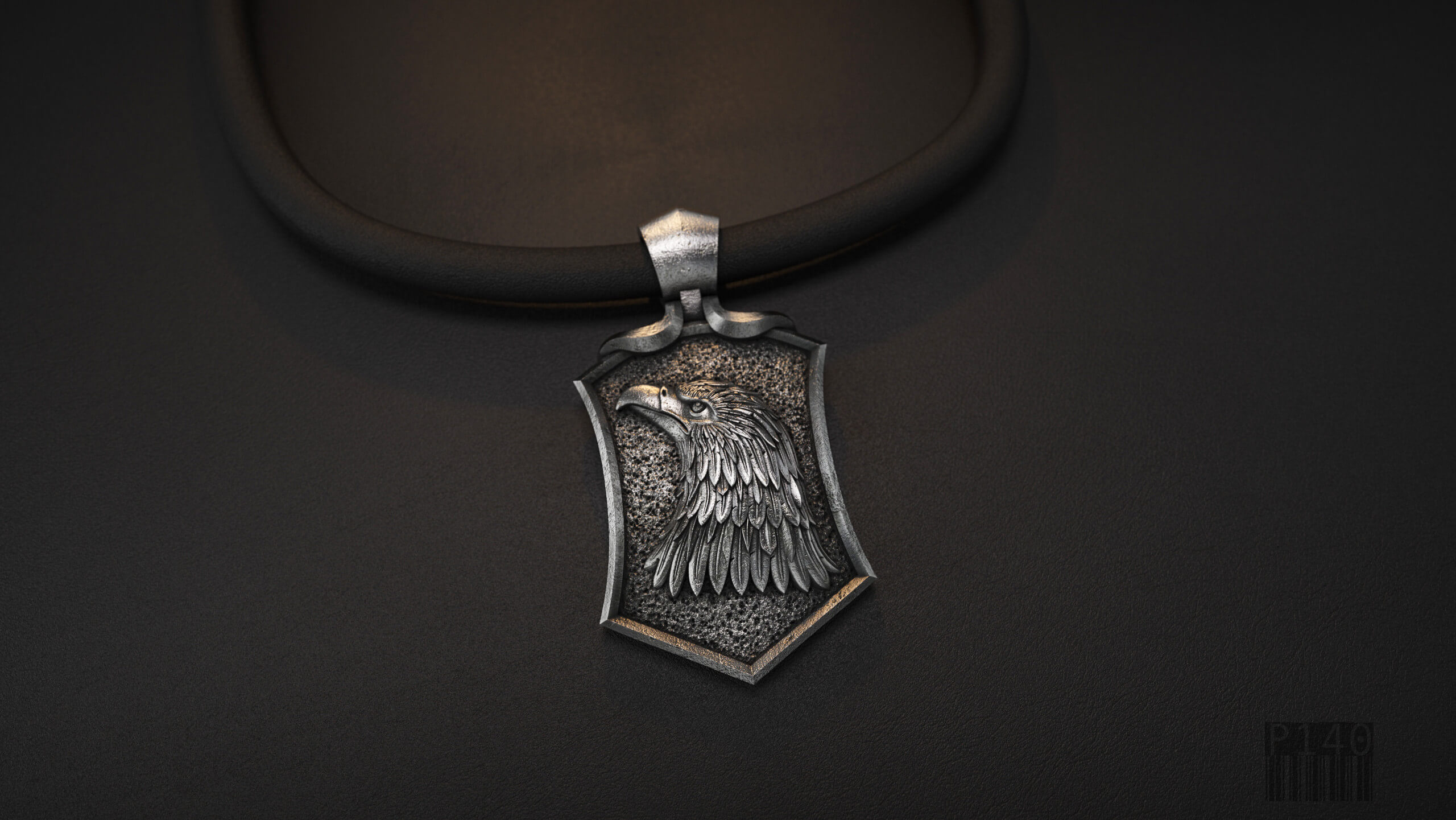 Eagle Pendant - 3D Print Model by TahmAz
