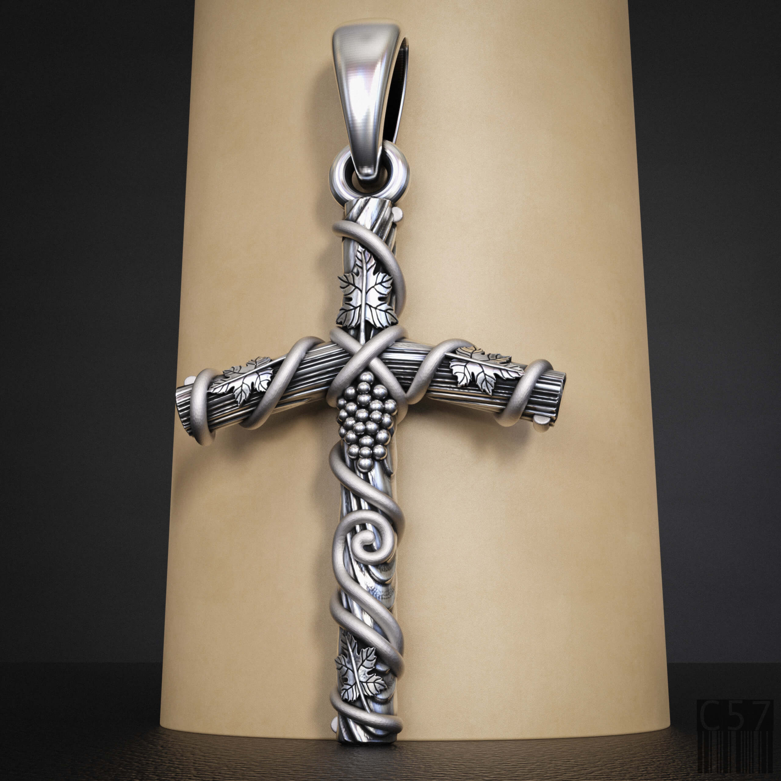 Jeweled Georgian Cross - 3D Print Model by TahmAz