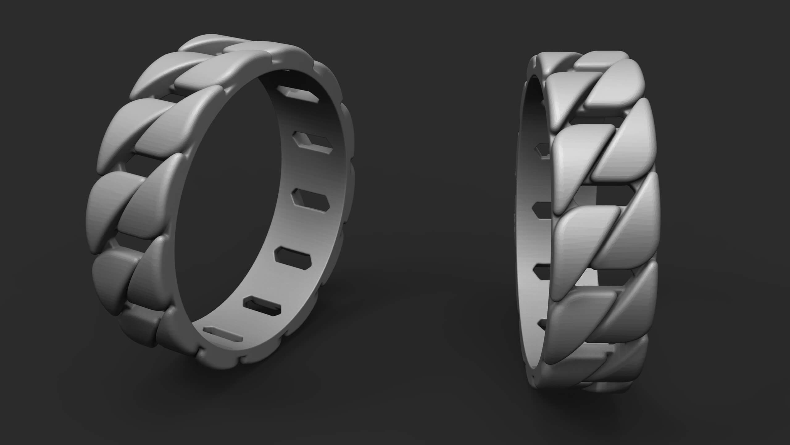 Chain Ring - 3D Model by TahmAz