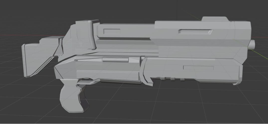 Fortnite Tactical Shotgun - 3D Model by TakeThis