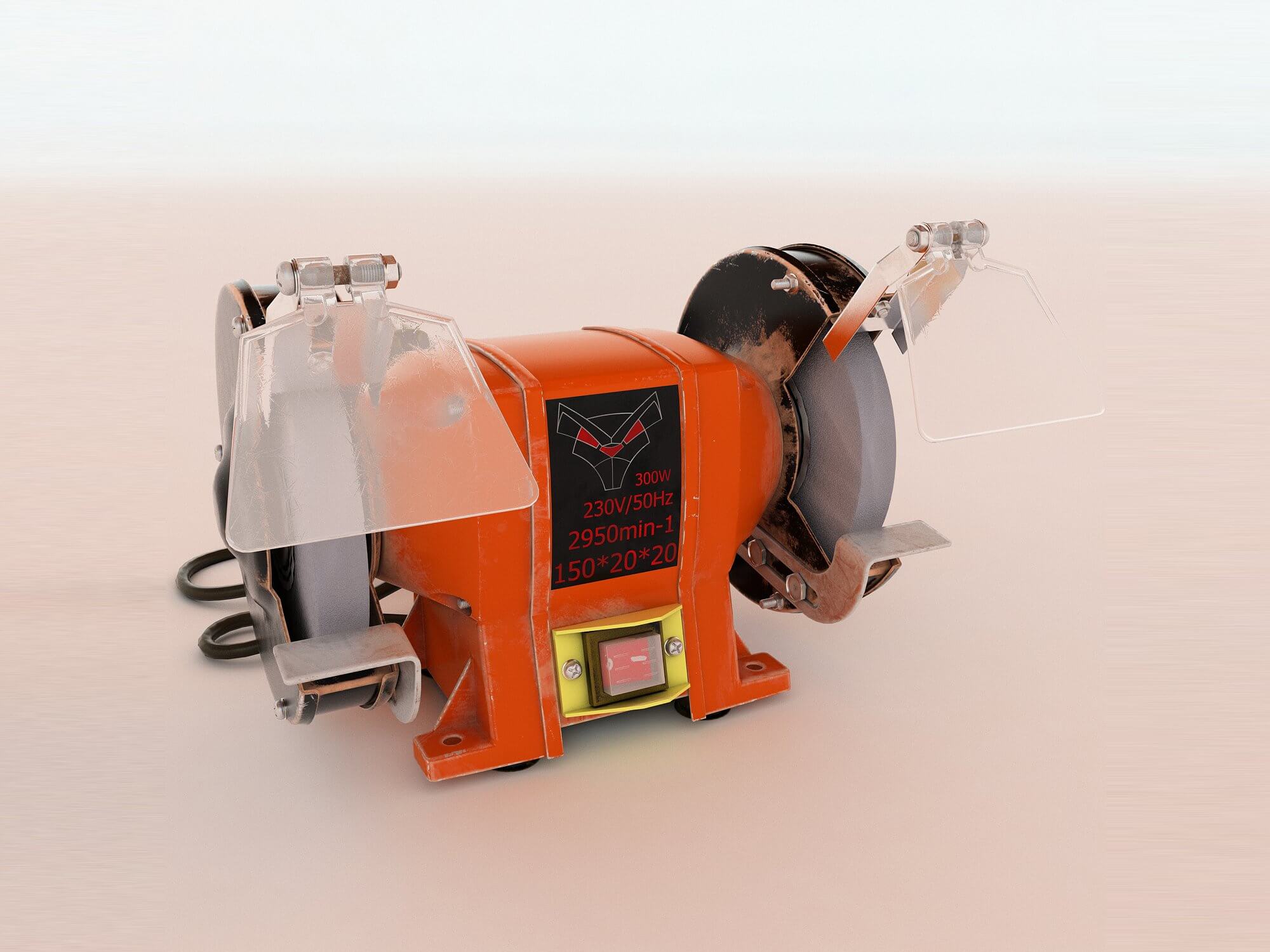 Bench Grinder - 3D Model by Takoyto