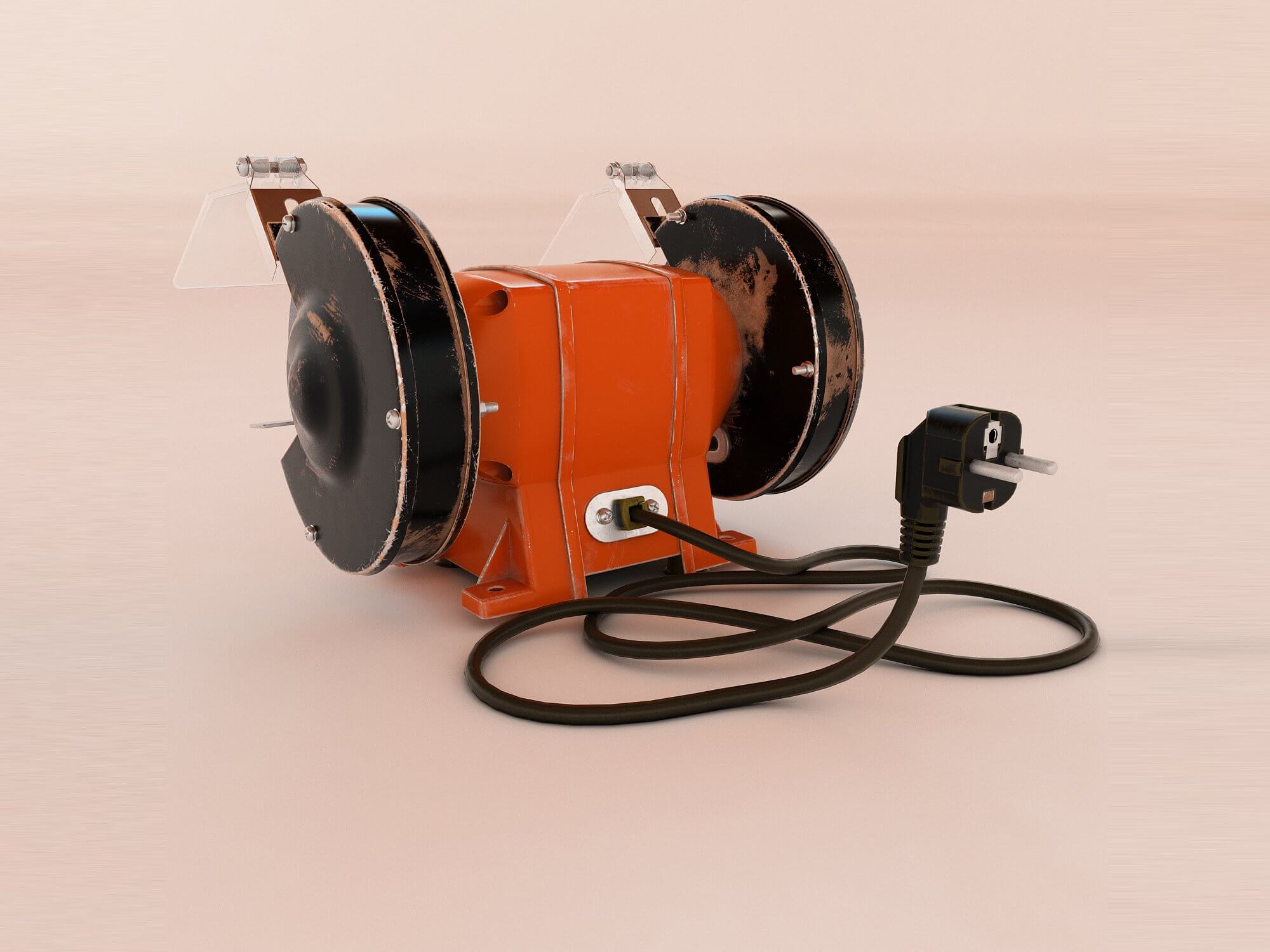 Bench Grinder - 3D Model by Takoyto