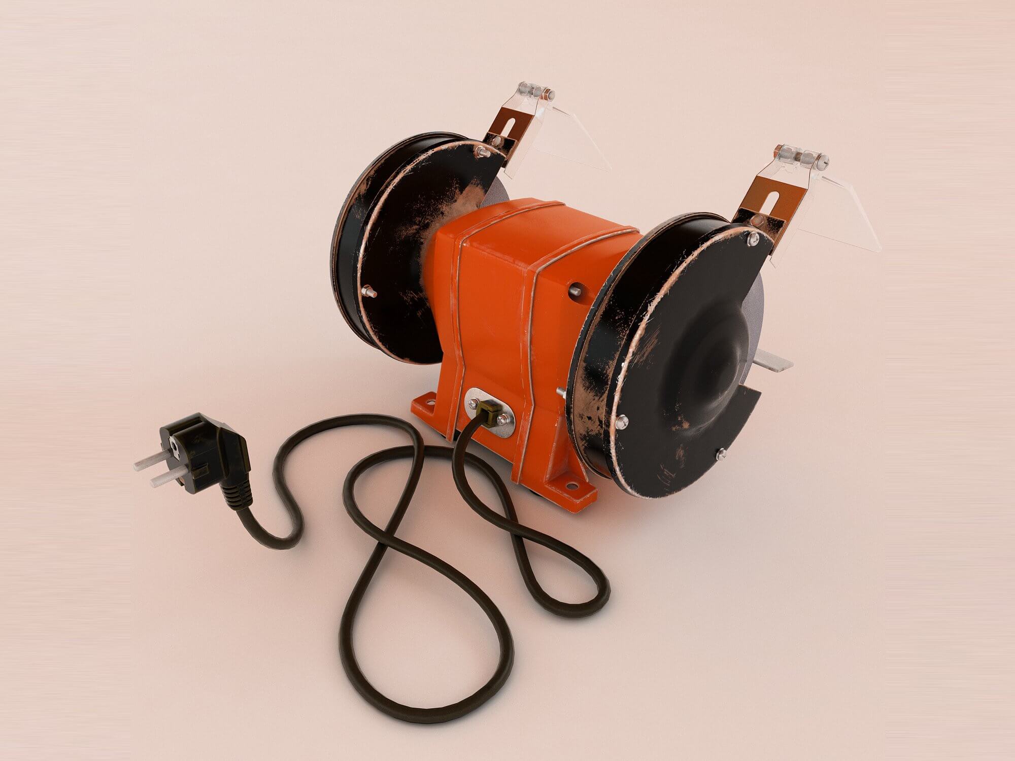 Bench Grinder - 3D Model by Takoyto