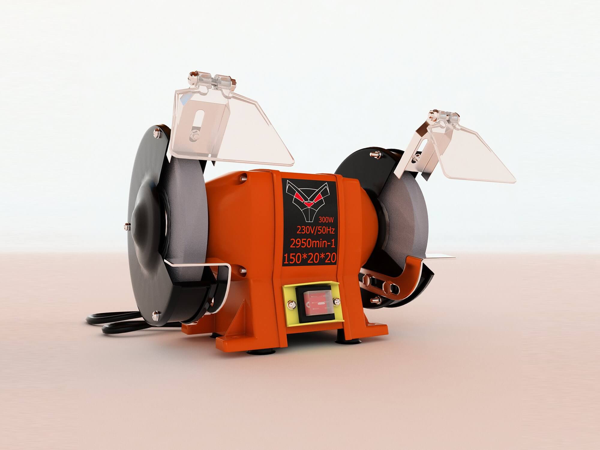 Bench Grinder - 3D Model by Takoyto