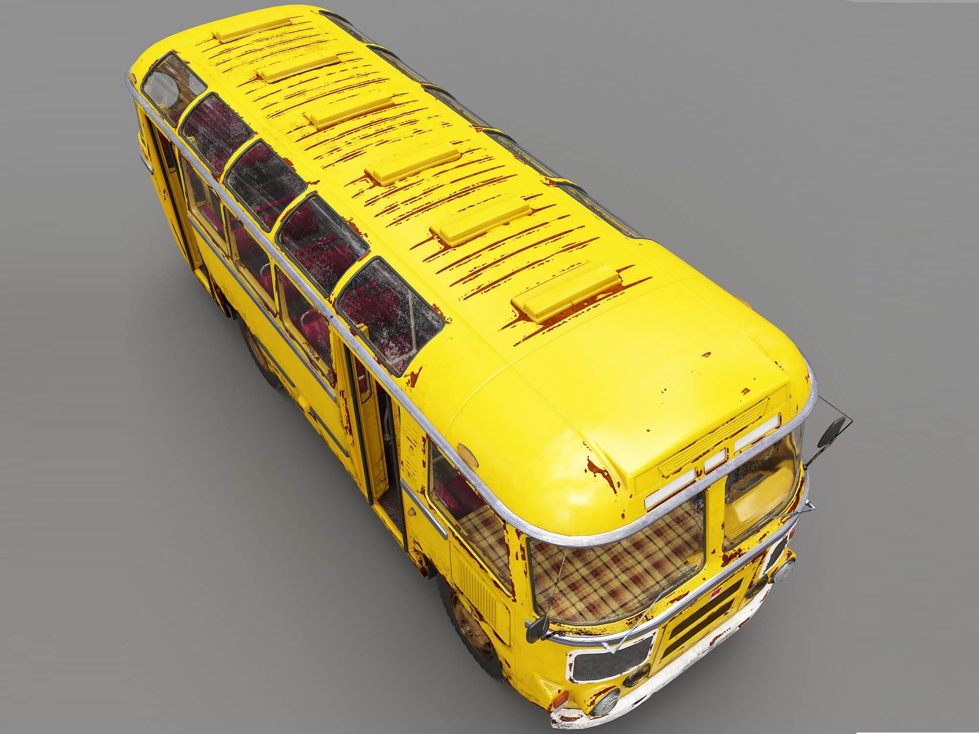 Bus PAZ - 672 3D Model by Takoyto