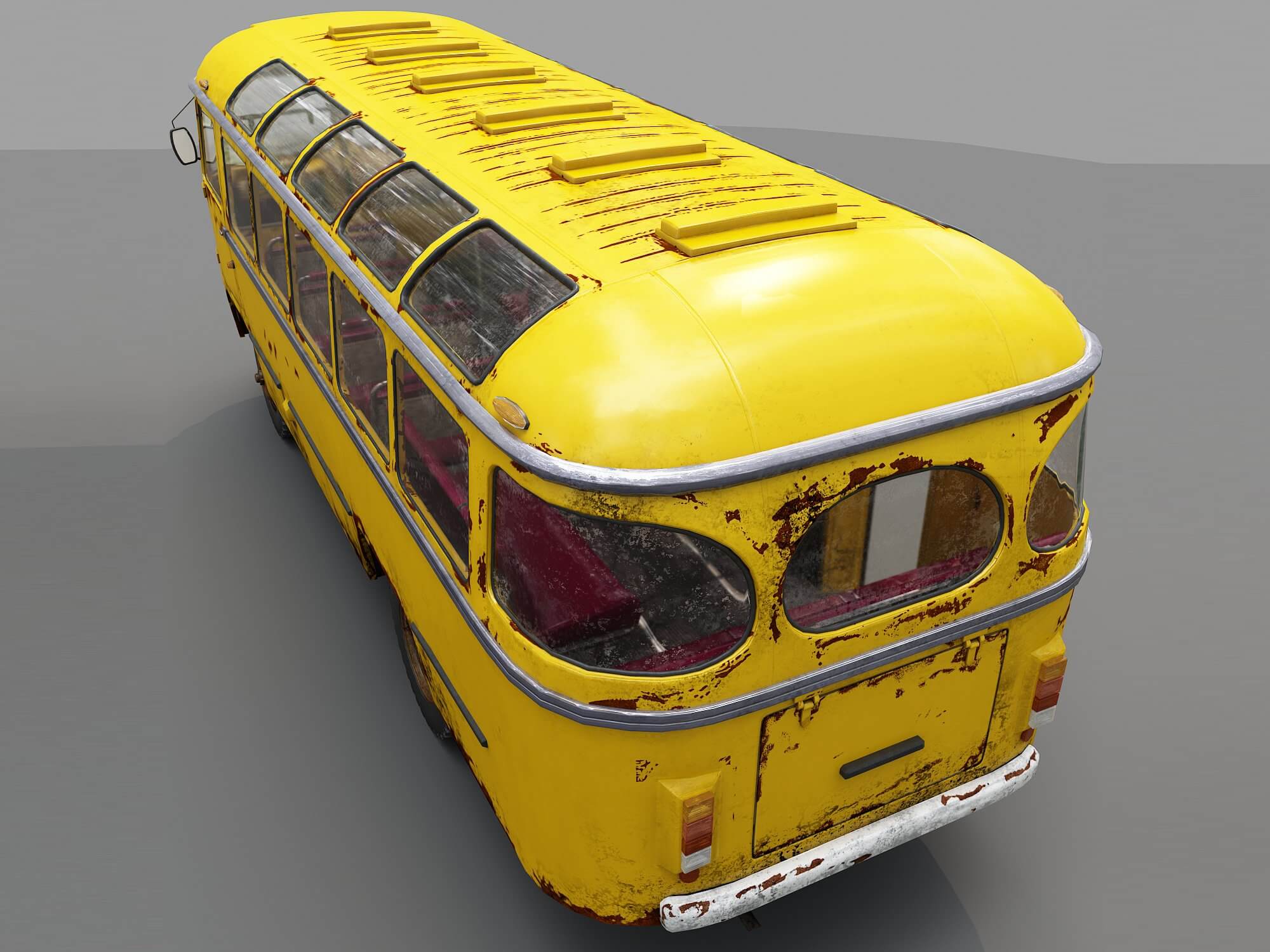 Bus PAZ - 672 3D Model by Takoyto